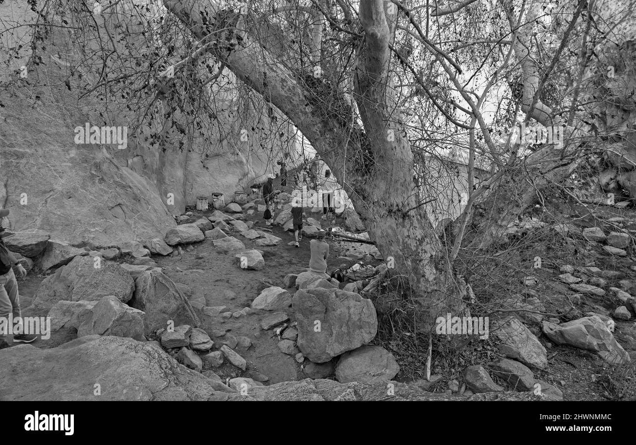 Tahquitz Canyon is home to a spectacular sensational 60-foot waterfall ...