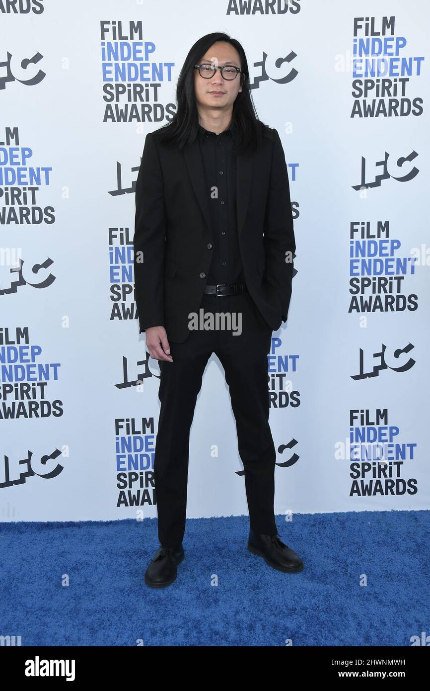 Matthew Chuang arrives at the 2022 Film Independent Spirit Awards held ...