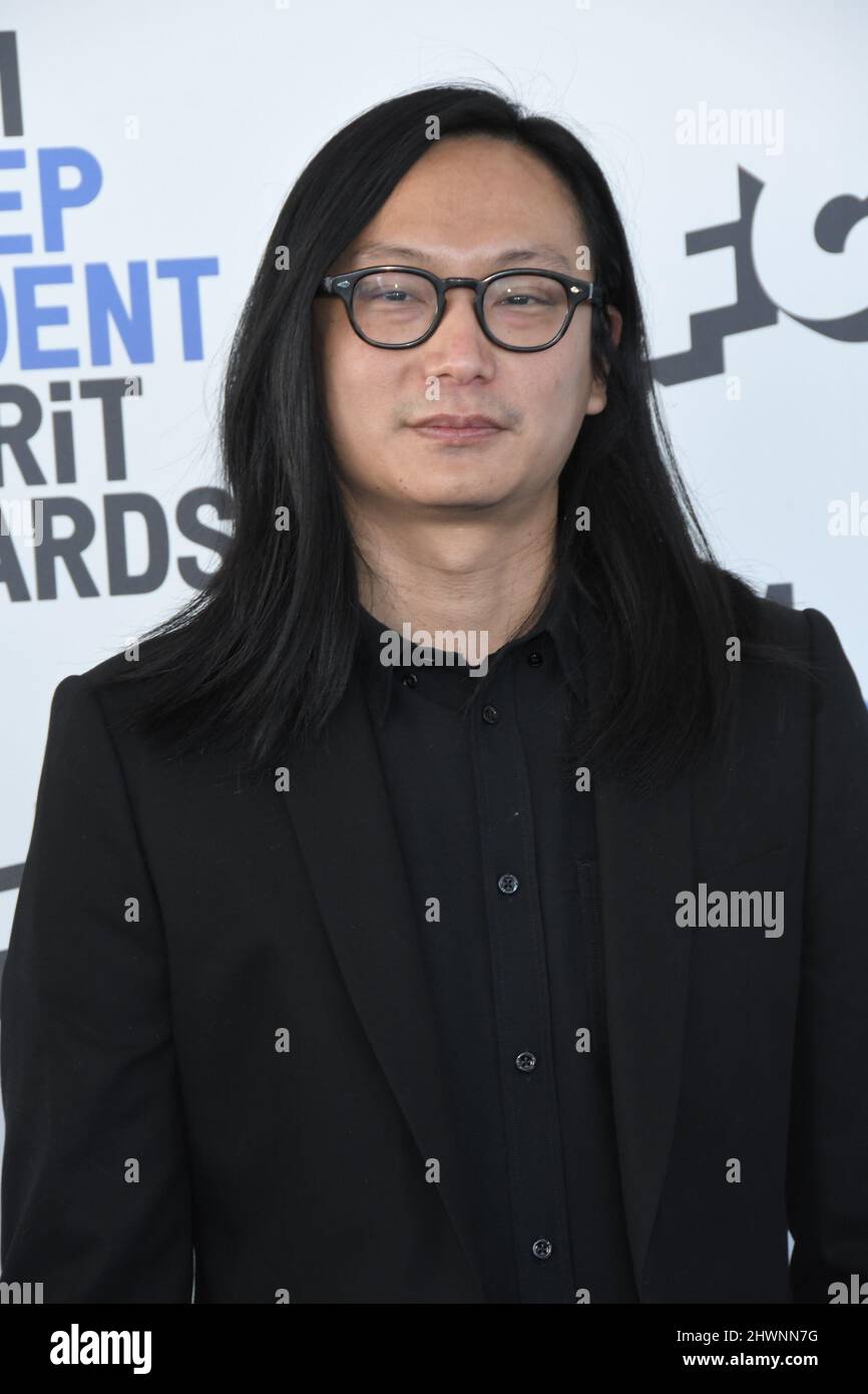 Matthew Chuang arrives at the 2022 Film Independent Spirit Awards held ...