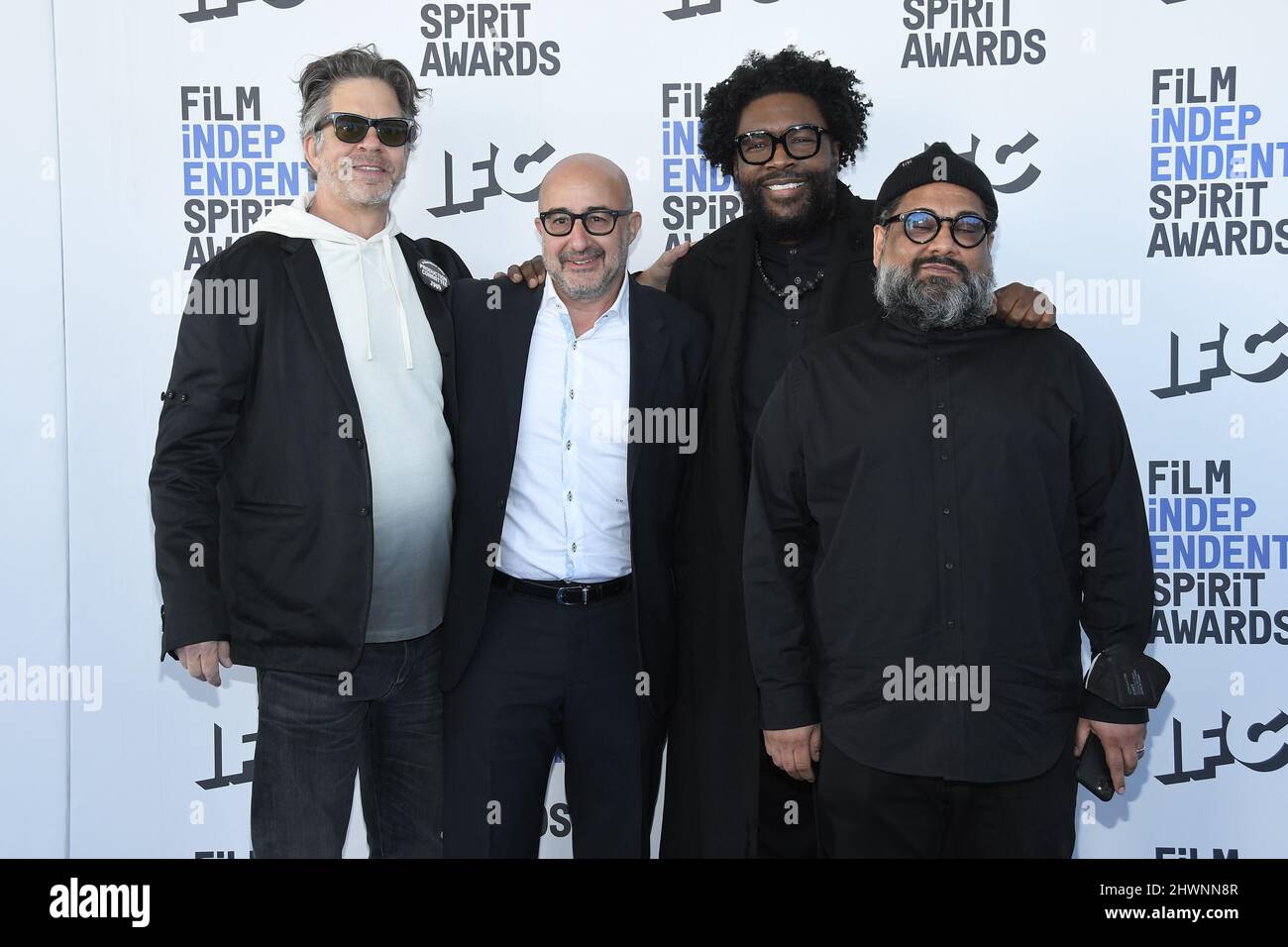 Robert Fyvolent, David Dinerstein, Questlove, and Joseph Patel arrive ...