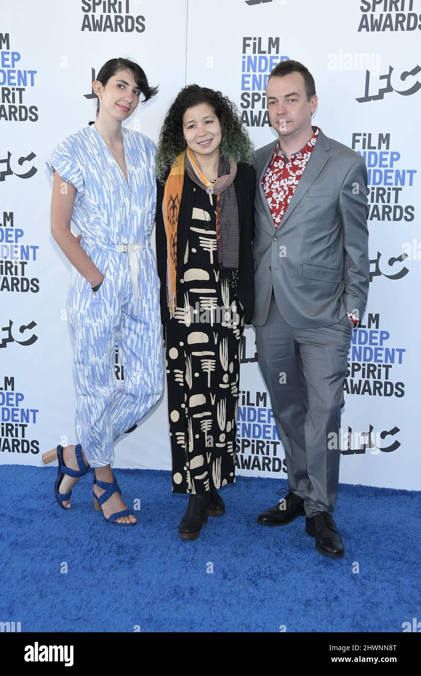 Kira Simon-Kennedy, Jessica Kingdon, and Nathan Truesdell arrive at the ...