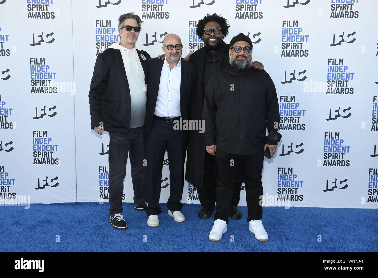 Robert Fyvolent, David Dinerstein, Questlove, and Joseph Patel arrive ...