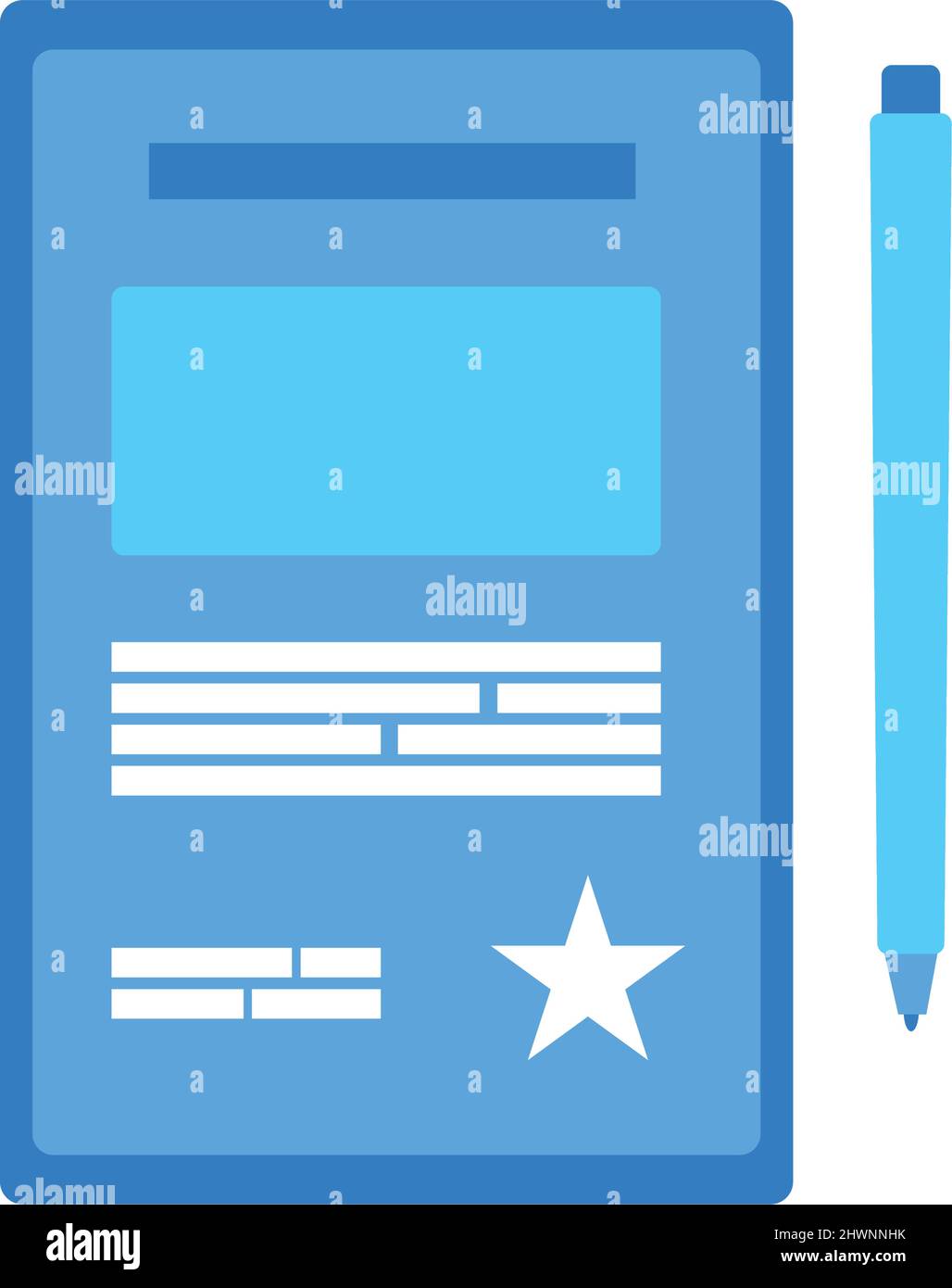 blue contract design Stock Vector Image & Art - Alamy