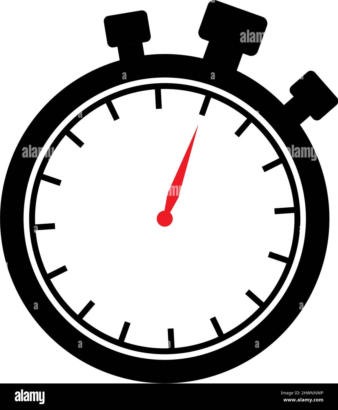 Stopwatch icon design template vector isolated illustration Stock ...