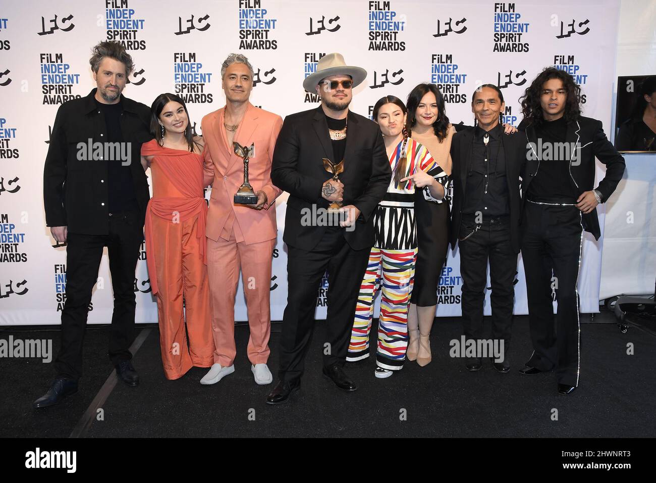 Garrett Basch, Devery Jacobs, Taika Waititi, Sterlin Harjo, Paulina ...