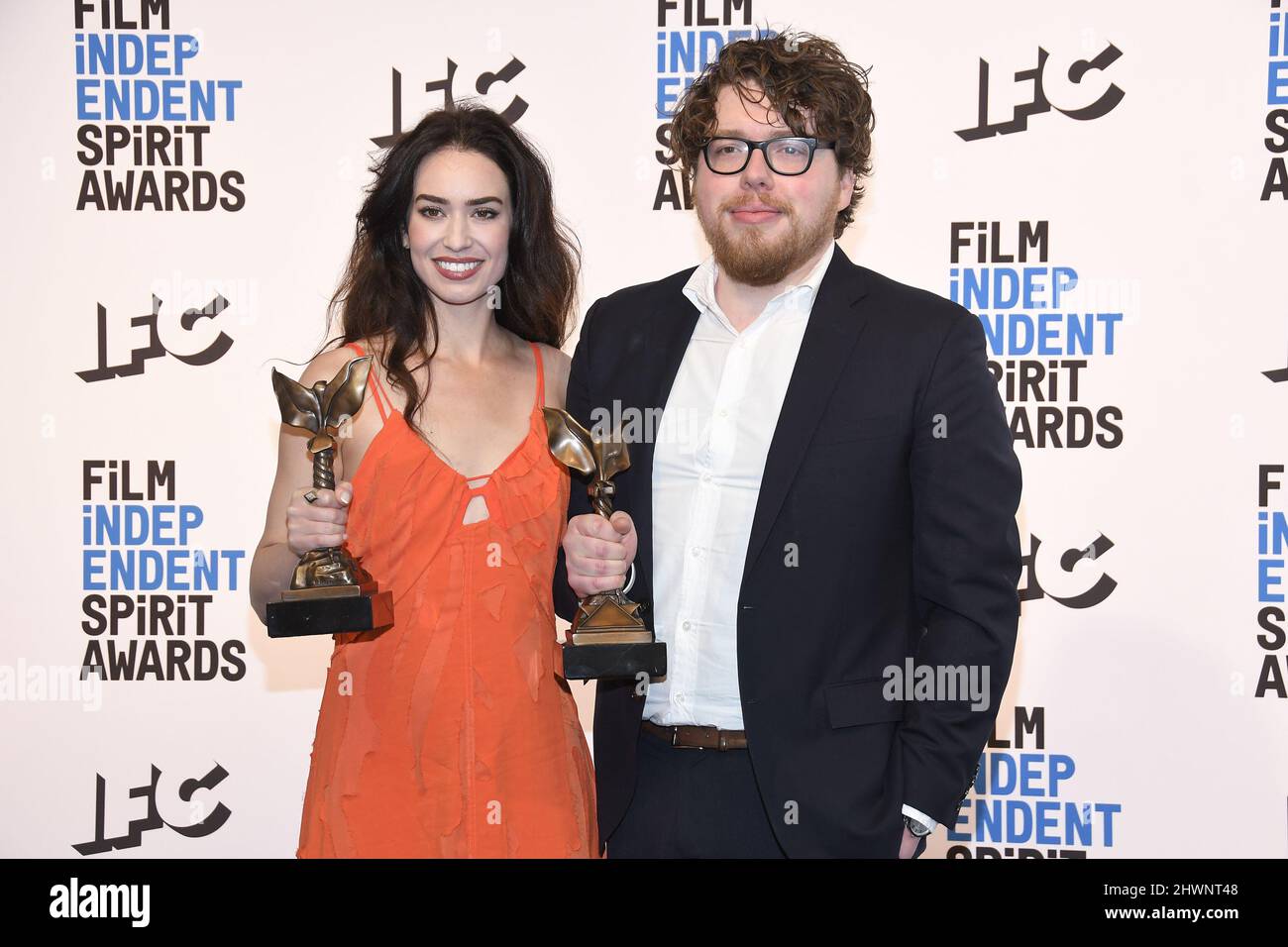 Vanessa Block and Michael Sanroski in the press room during the 2022 ...