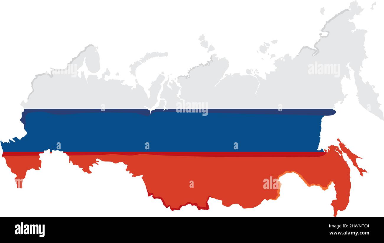 Russia map design Stock Vector Image & Art - Alamy