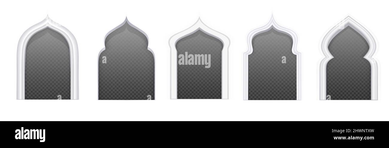 Islamic Architecture Arches Vector