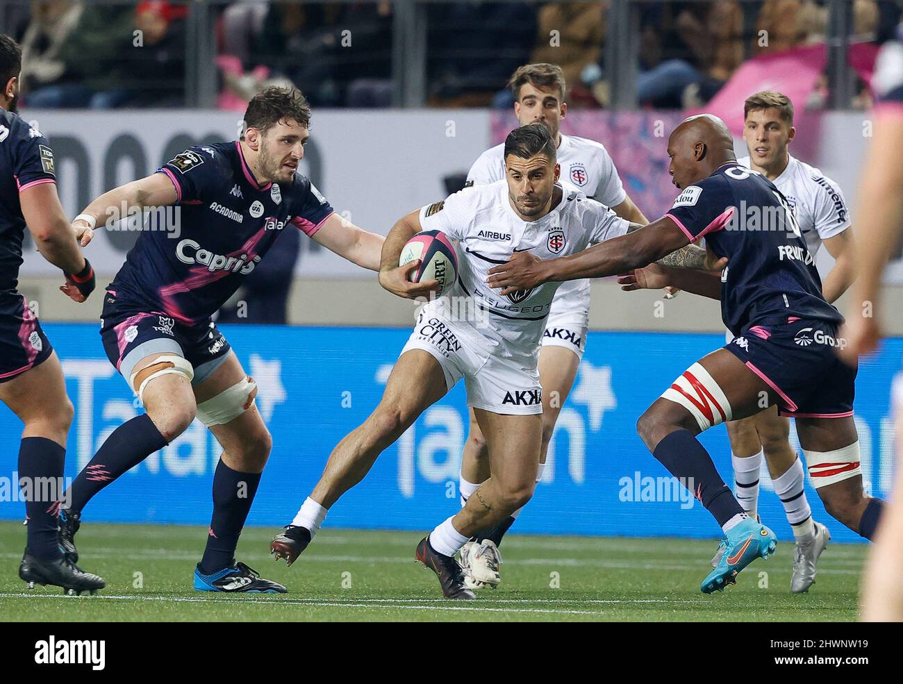 Paris, France. 06th Mar, 2022. Zack HOLMES of STADE TOULOUSAIN In ...