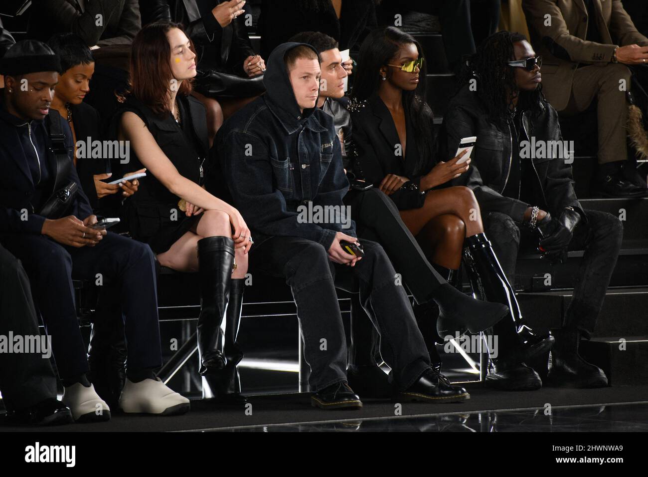 Marc Kalman and Fai Khadra attend the Givenchy Womenswear Fall/Winter ...