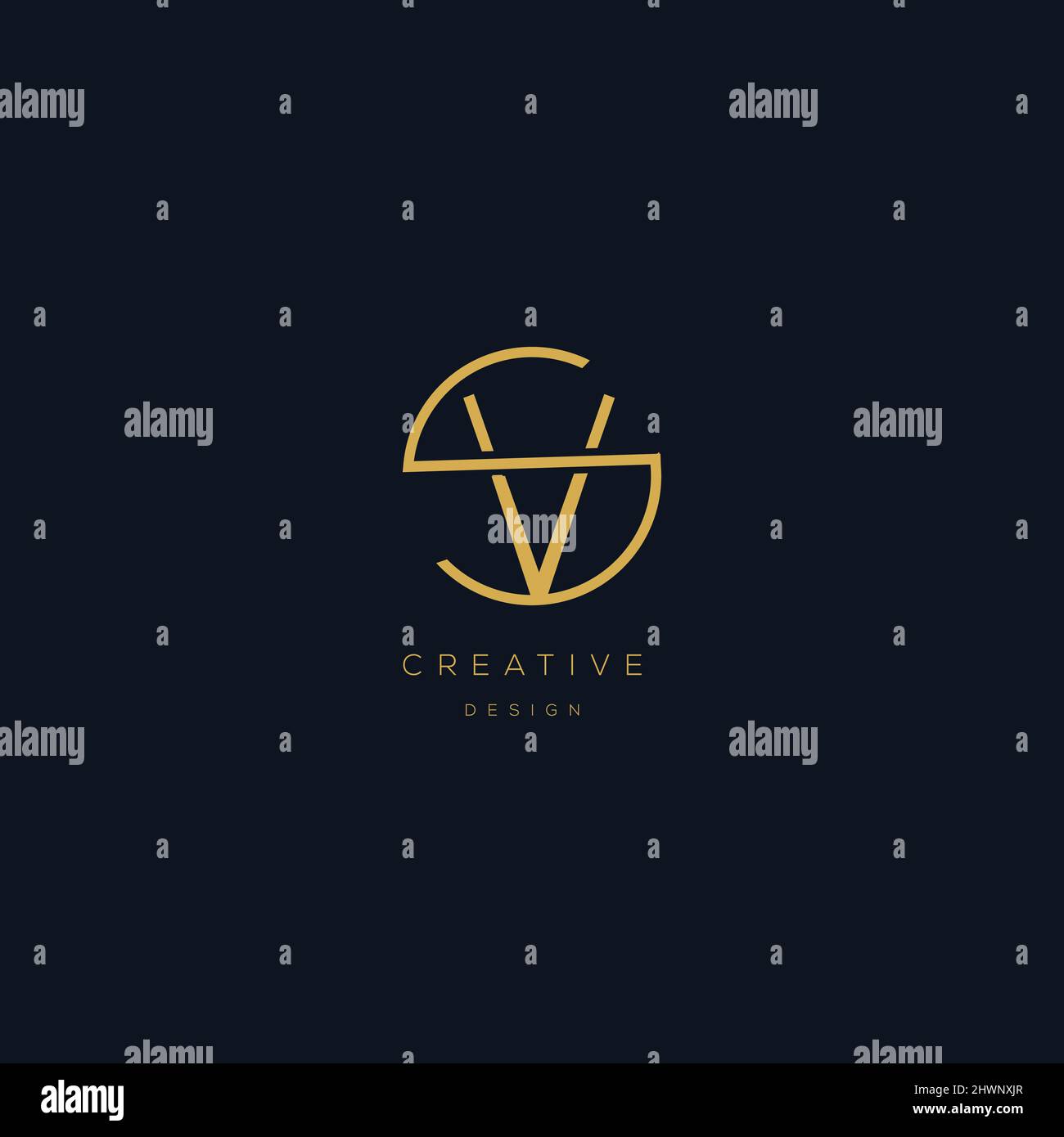 Letter sv vector vectors hi-res stock photography and images - Alamy