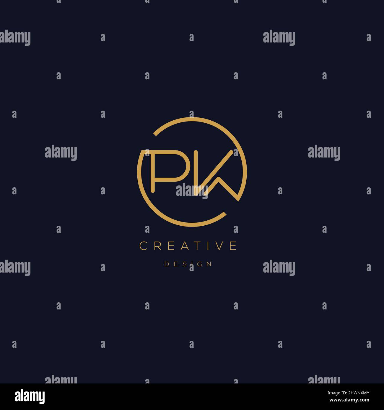 PK logo letter modern design Stock Vector Image & Art - Alamy