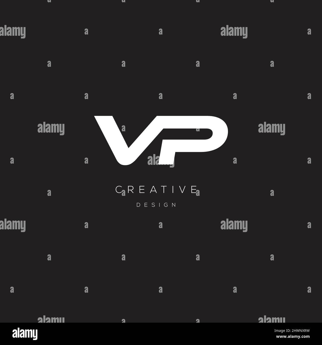 Letter vp vector vectors hi-res stock photography and images - Alamy