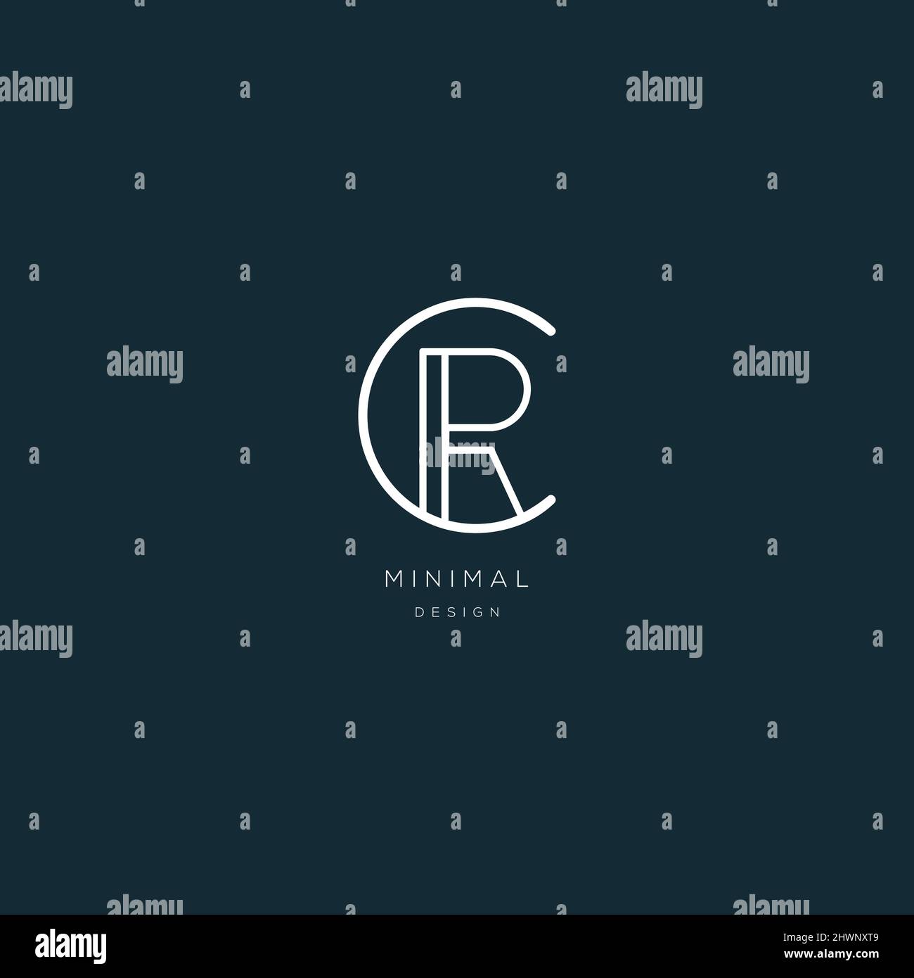 Logo cr vector vectors hi-res stock photography and images - Alamy