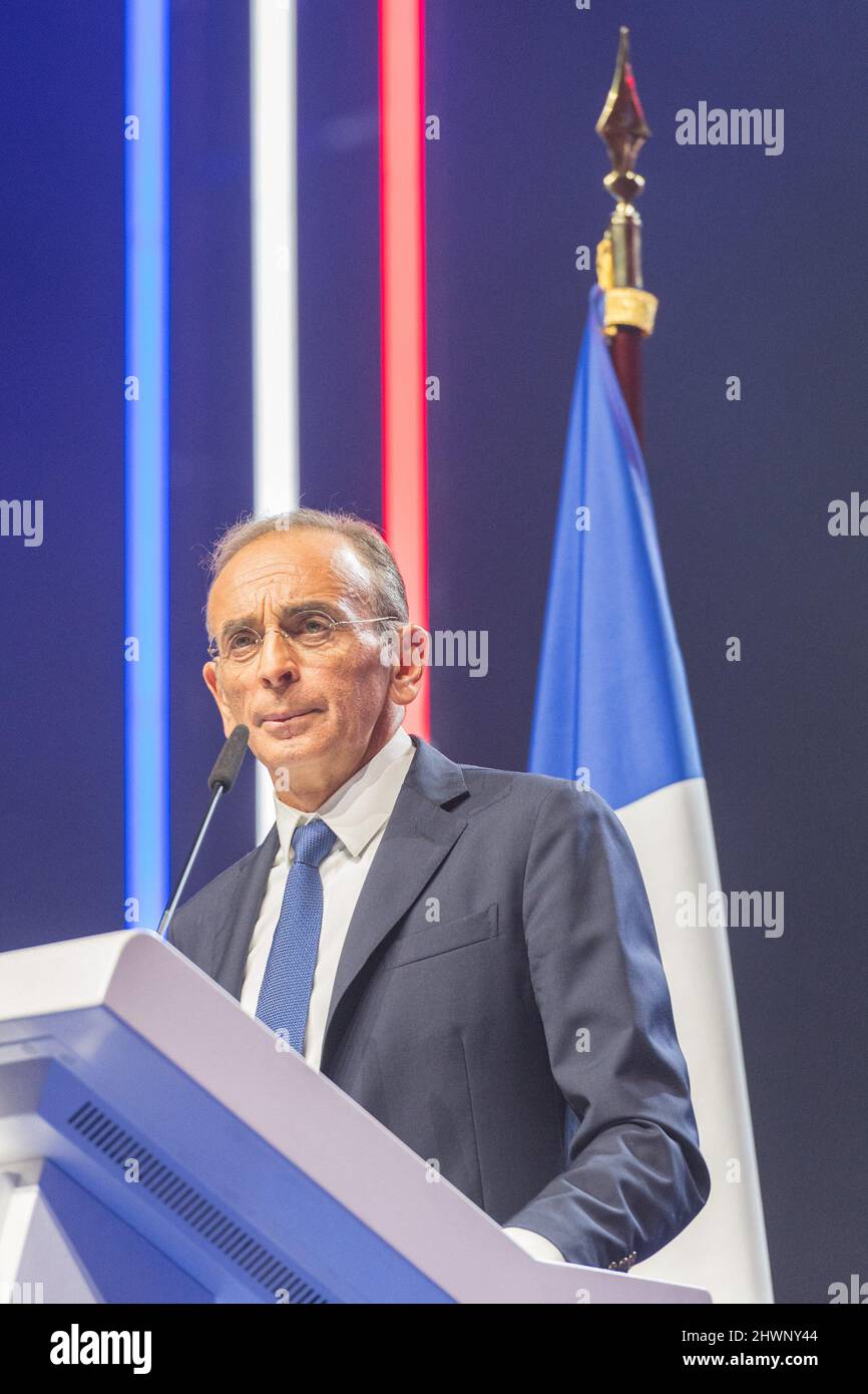 France's far-right party Reconquete! leader and candidate for the 2022 ...