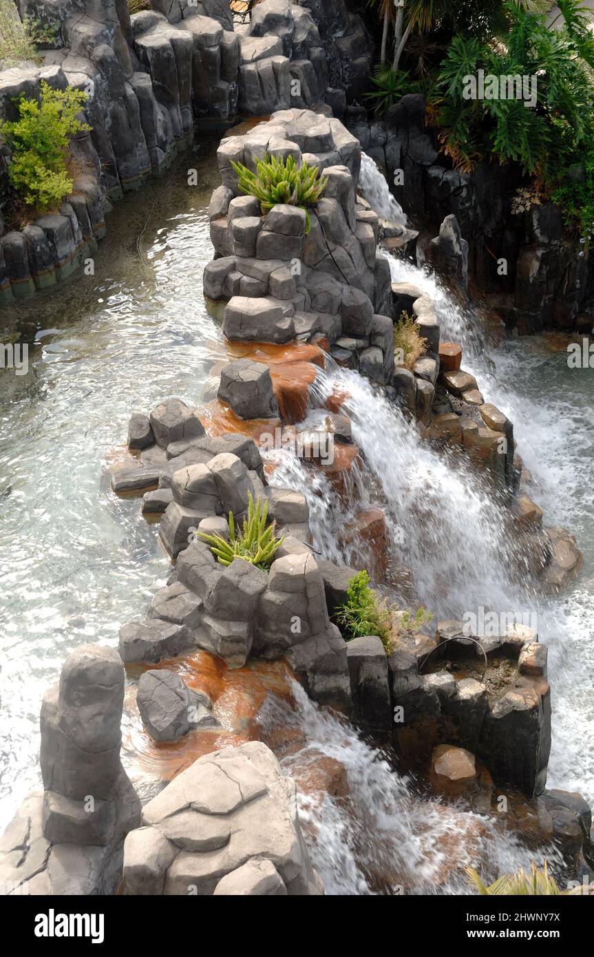 Peaceful waterfall seen from water hi-res stock photography and images ...
