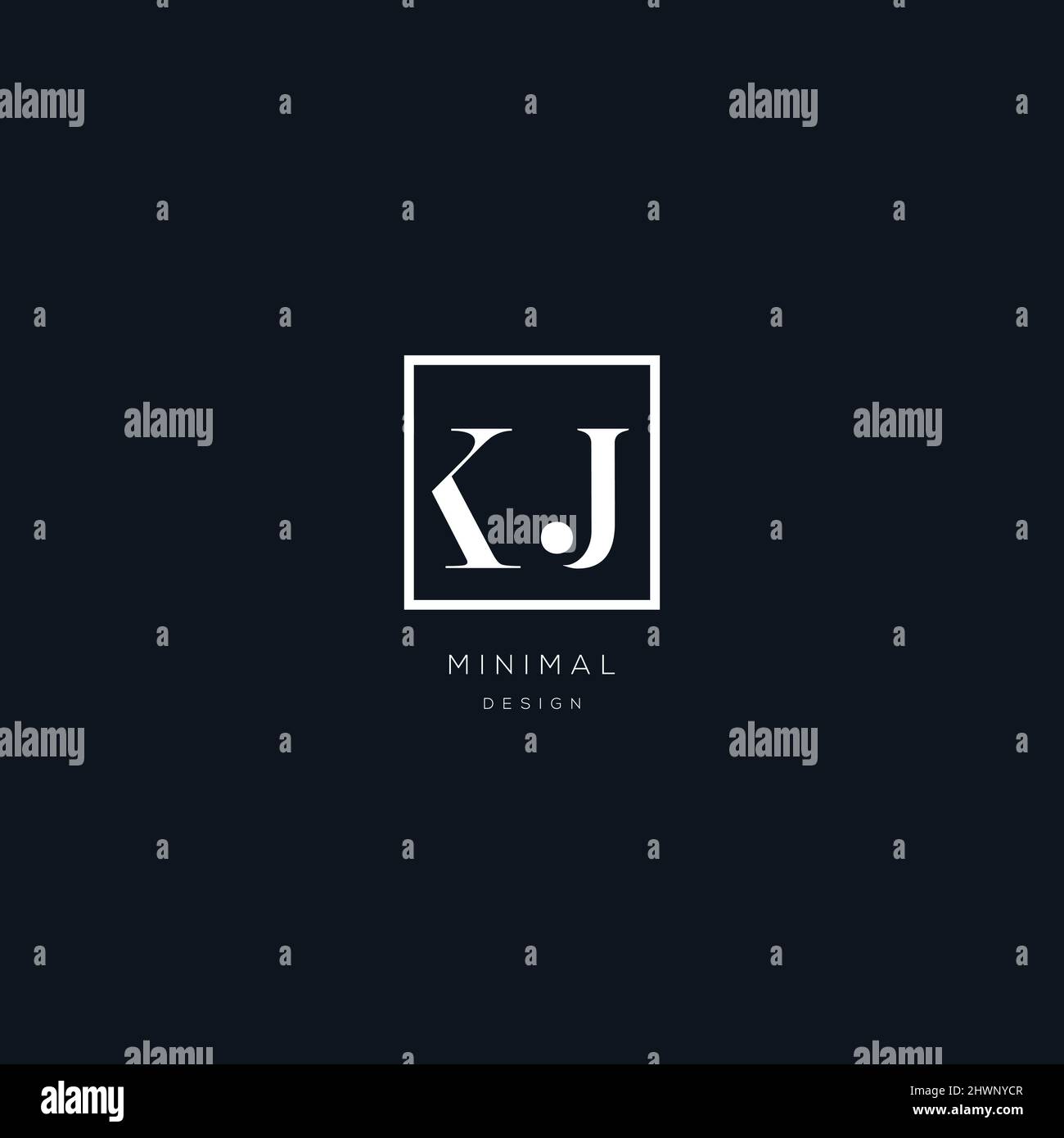 Letter kj vector vectors hi-res stock photography and images - Alamy