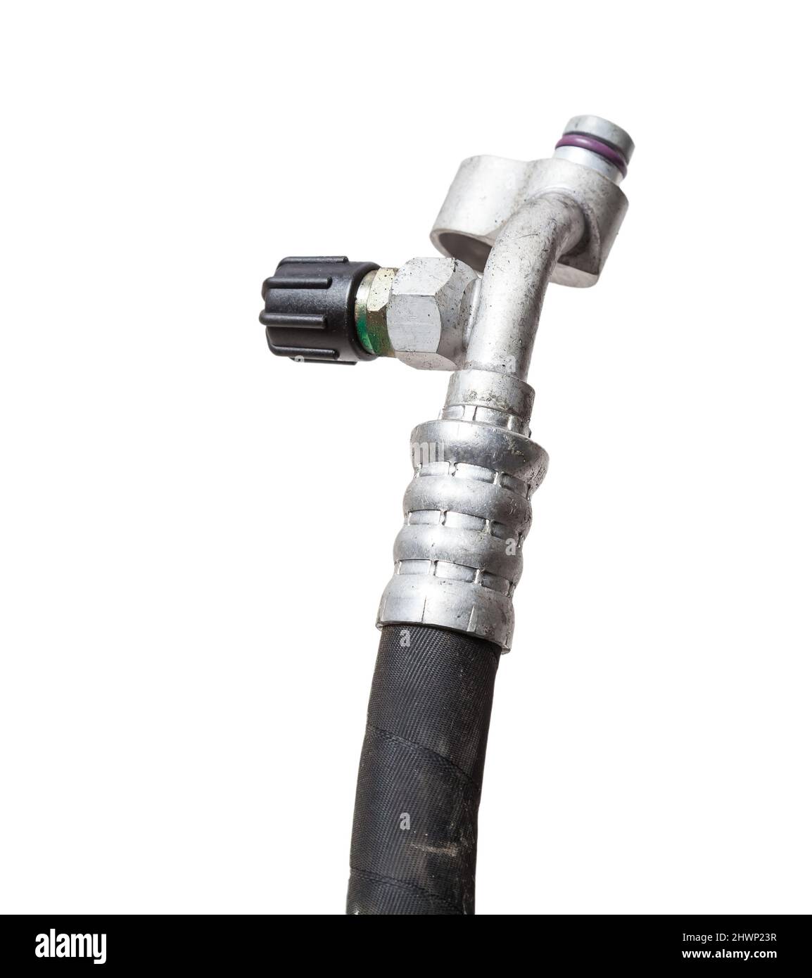 Air conditioning hose for supplying refrigerant or oil for cooling air ...