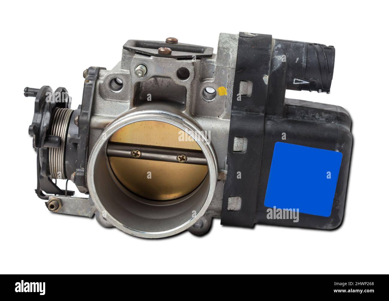 Car part engine throttle valve opened by the gas pedal to supply more ...