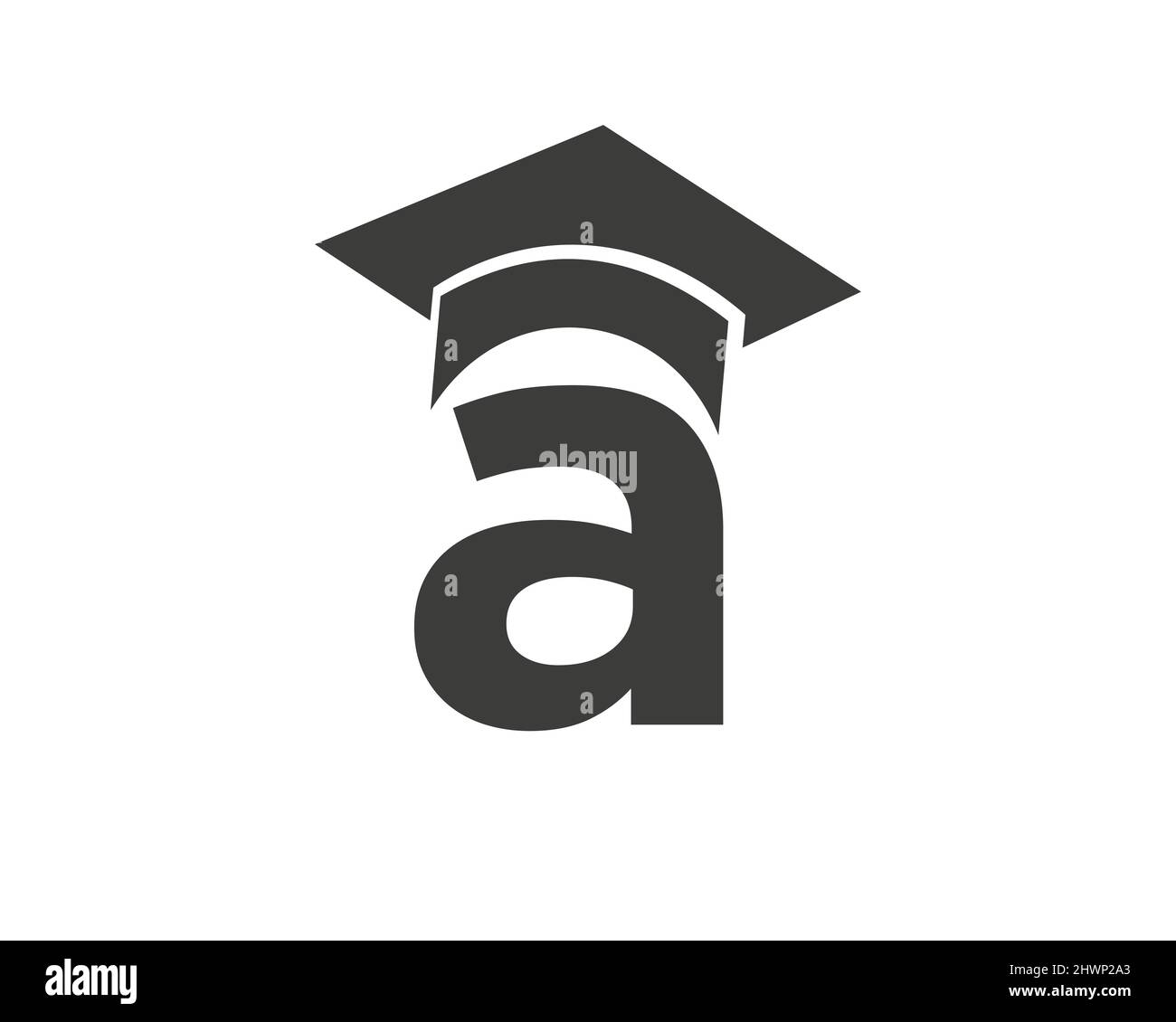 Letter A Education Logo Template. Education Logo On A Letter, Initial ...