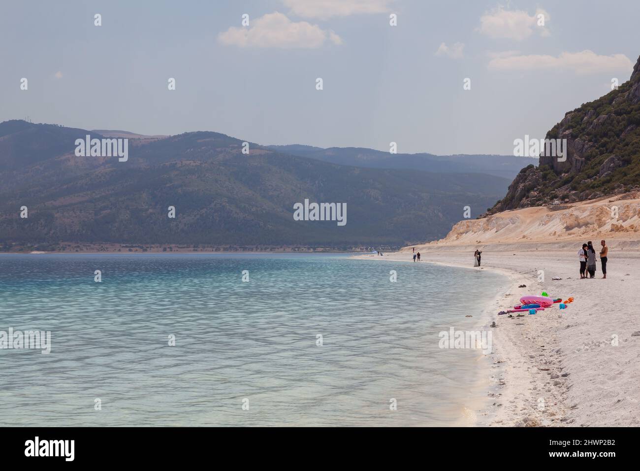 Lake Salda, Turkey - 08. 28. 2021: Lake Burdur - The west of Turkey's ...