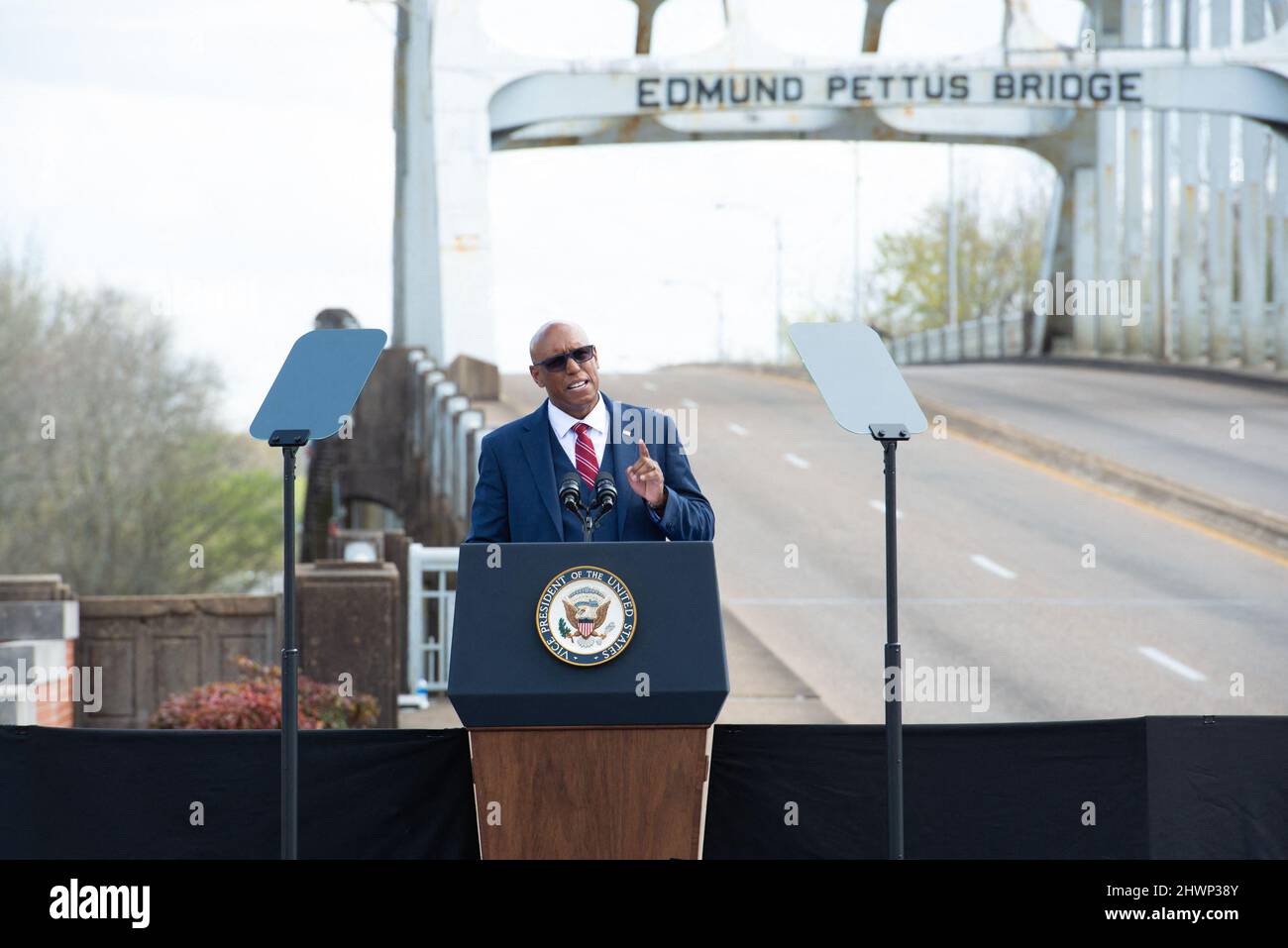 United States Deputy Secretary of Veteran Affairs, Donald Remy, makes ...