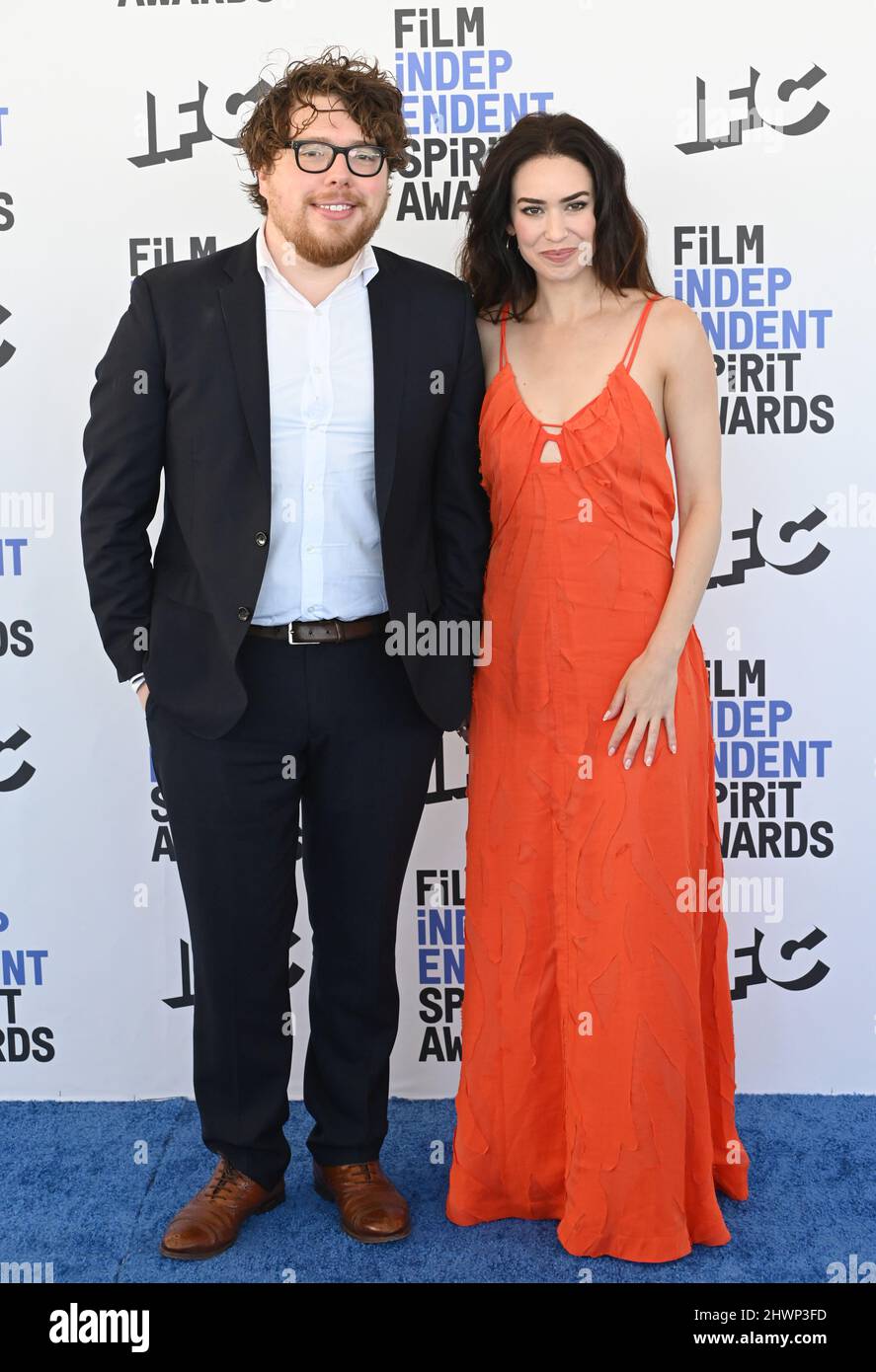 Santa Monica, USA. 06th Mar, 2022. LOS ANGELES, USA. March 06, 2022: Michael Sarnoski & Vanessa ...