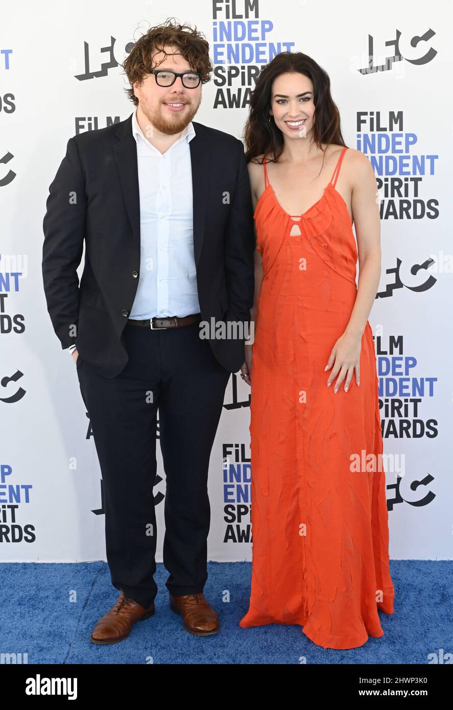 Santa Monica, USA. 06th Mar, 2022. LOS ANGELES, USA. March 06, 2022: Michael Sarnoski & Vanessa ...