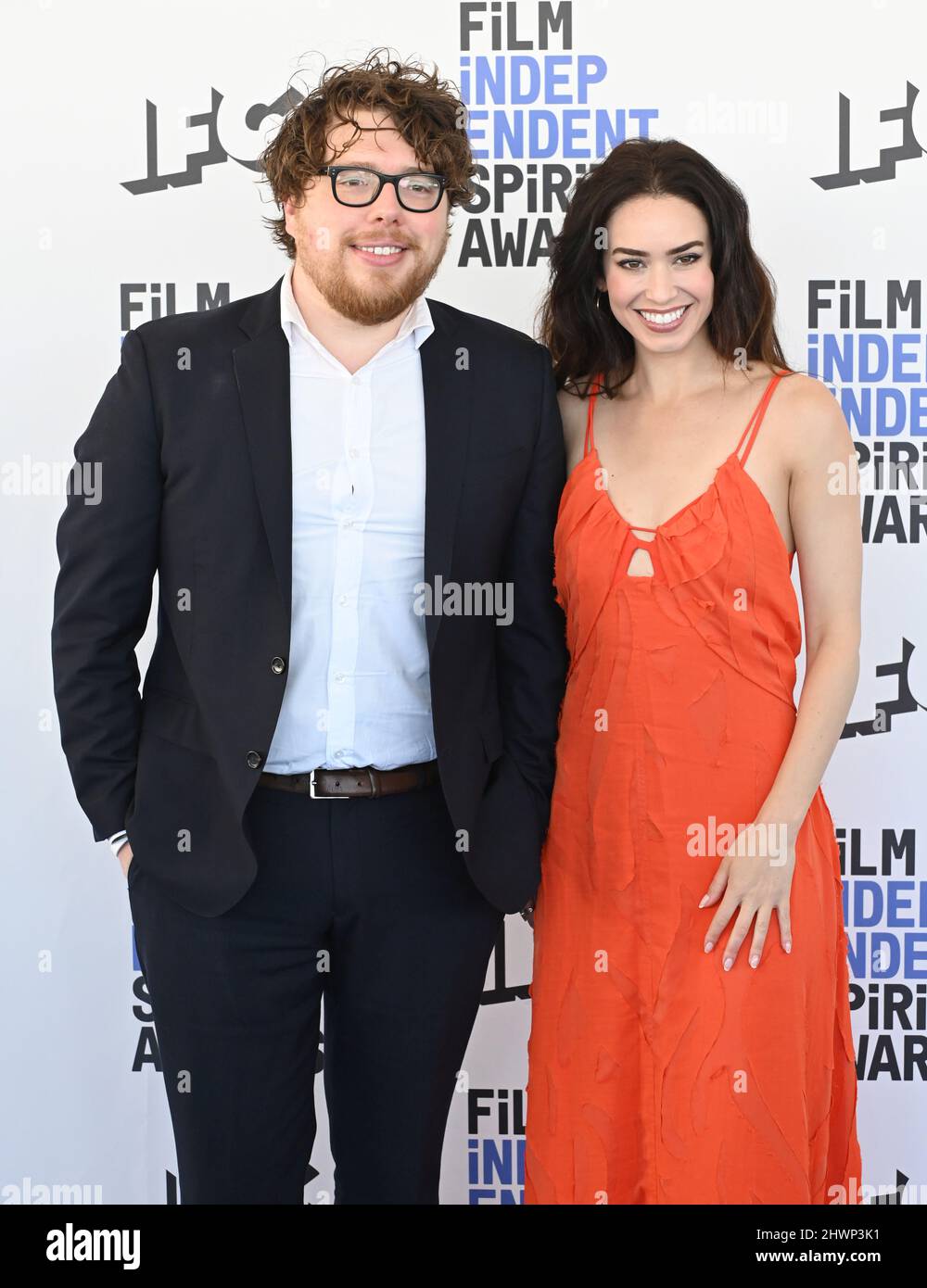 Santa Monica, USA. 06th Mar, 2022. LOS ANGELES, USA. March 06, 2022: Michael Sarnoski & Vanessa ...