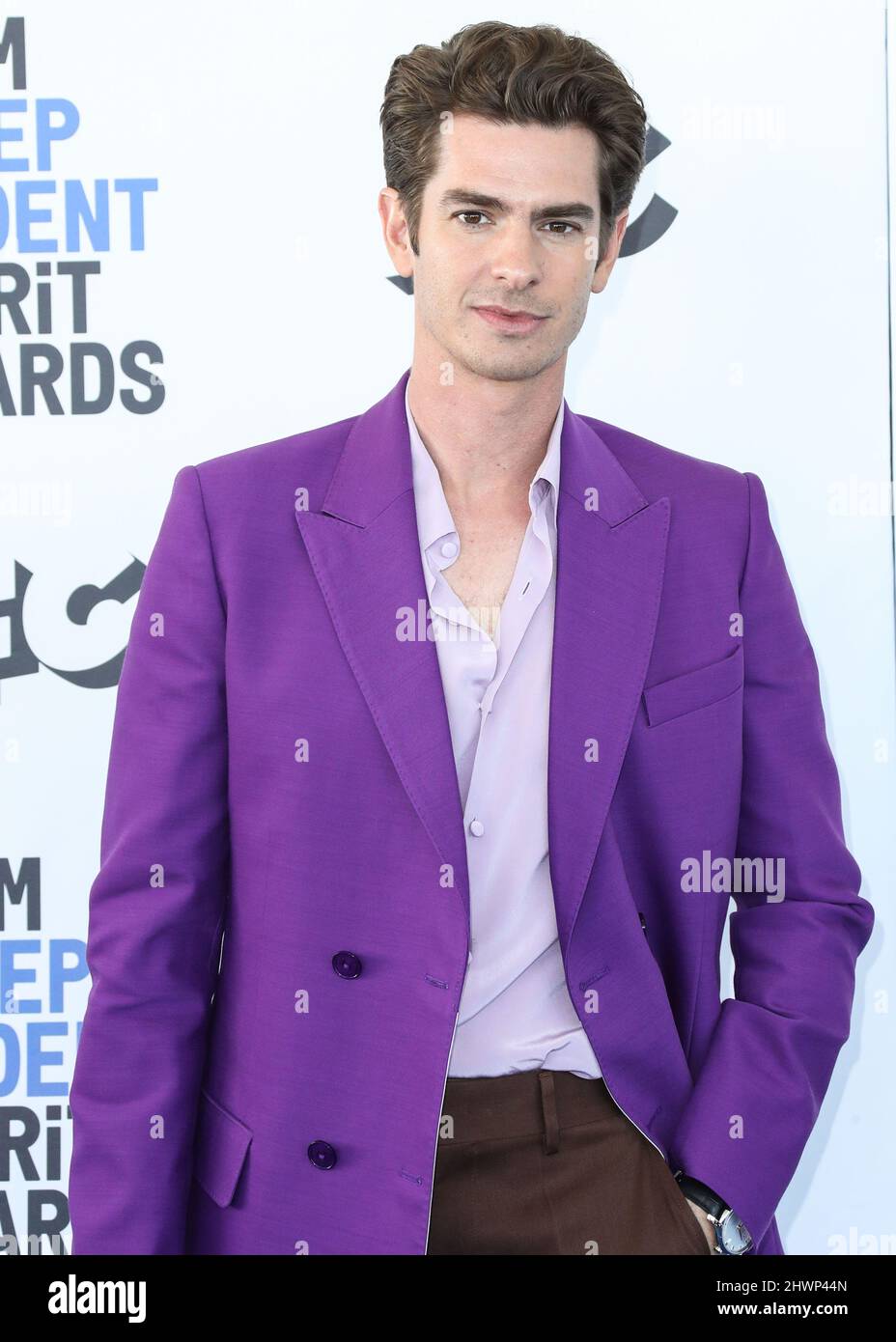 SANTA MONICA, LOS ANGELES, CALIFORNIA, USA - MARCH 06: Andrew Garfield ...