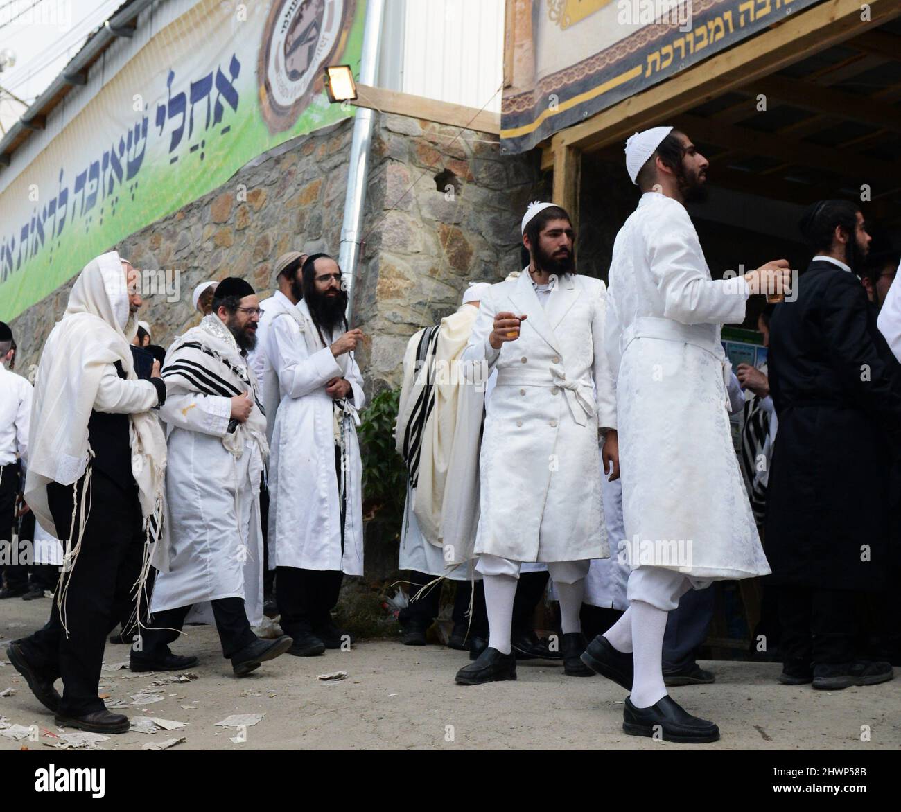 Uman, Ukraine. 21th of September 2017. Jewish pilgrimage to the holy ...