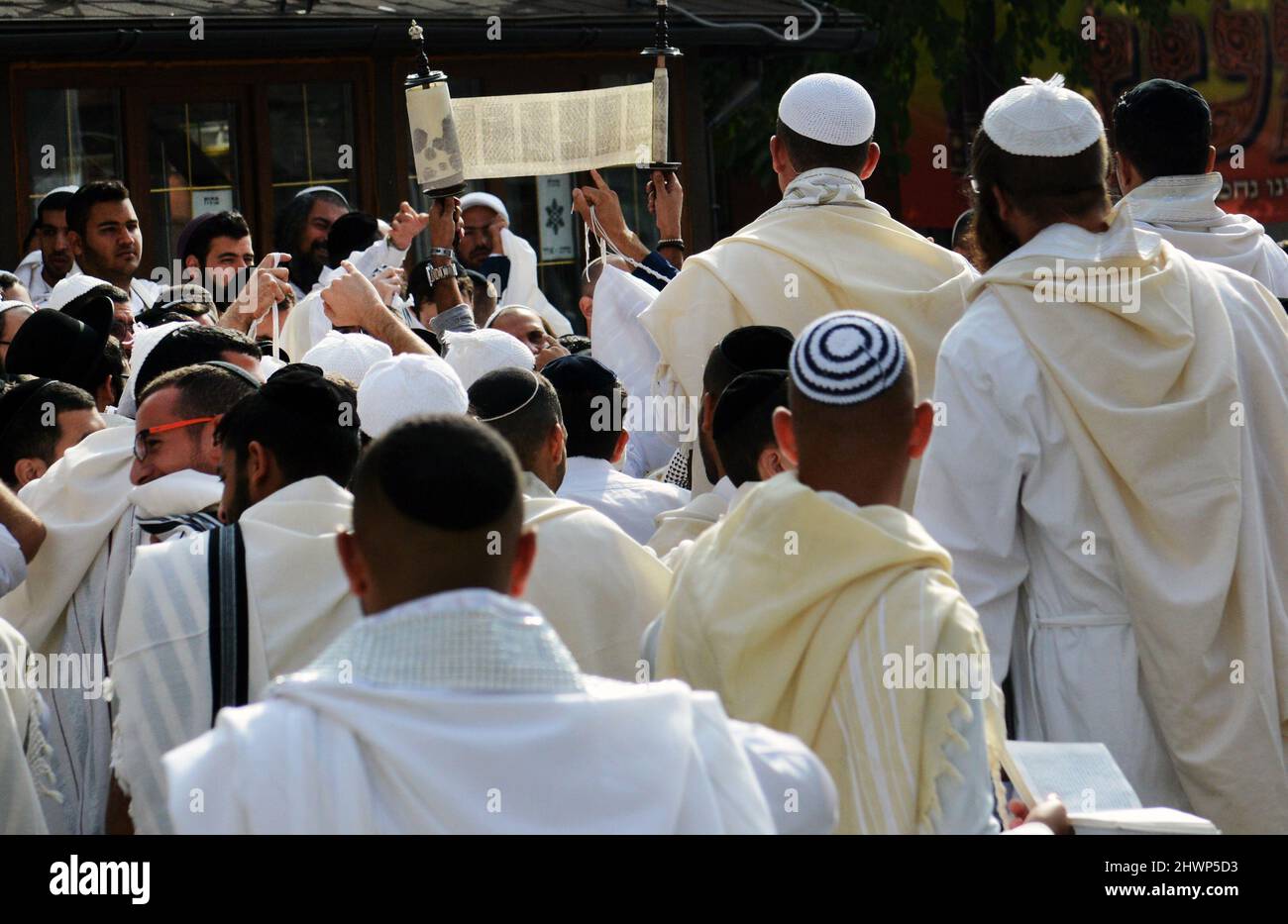 Uman, Ukraine. 21th of September 2017. Jewish pilgrimage to the holy ...