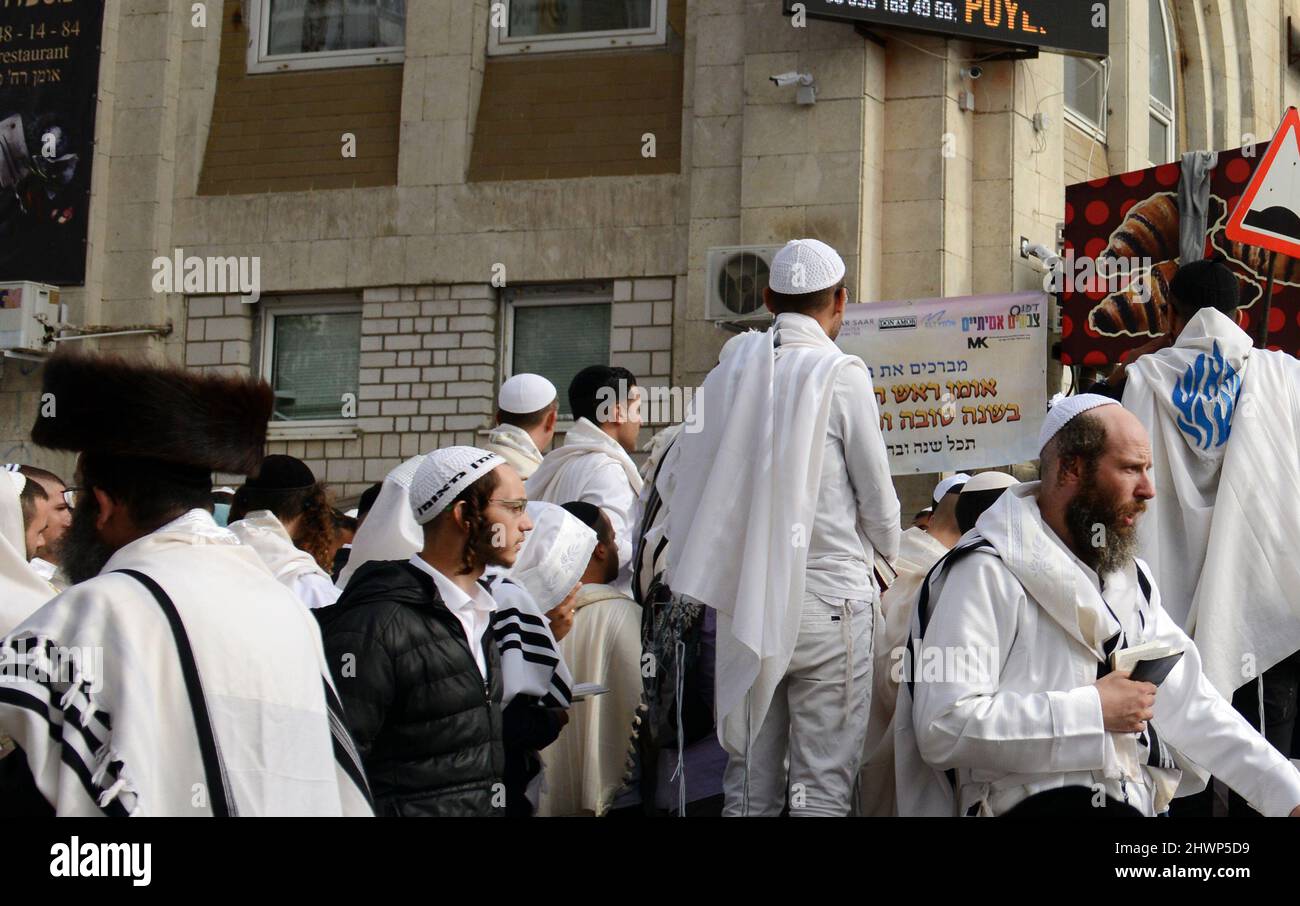 Uman, Ukraine. 21th of September 2017. Jewish pilgrimage to the holy ...