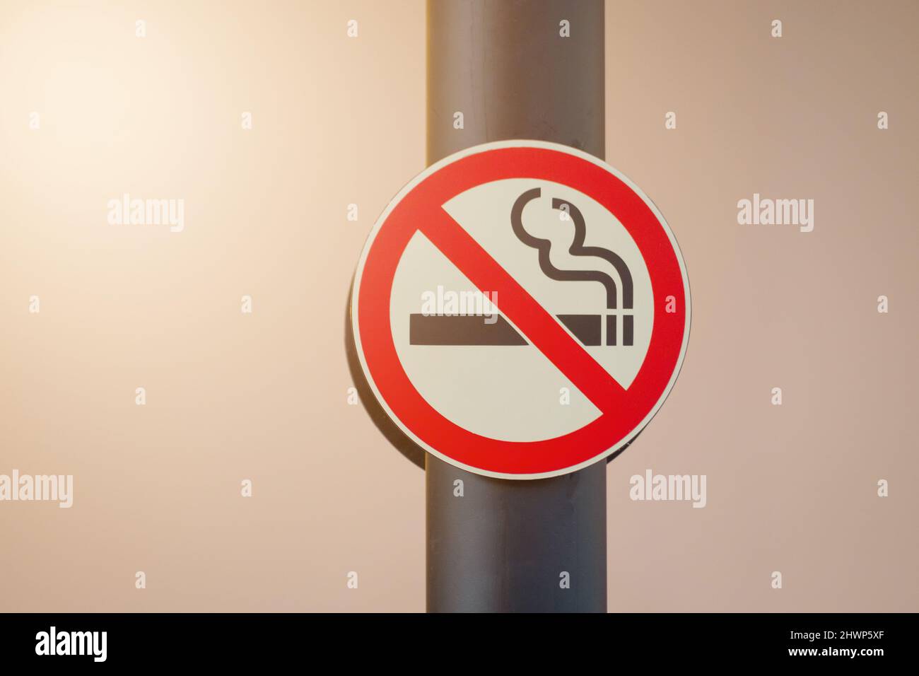 No smoking sign background Stock Photo - Alamy