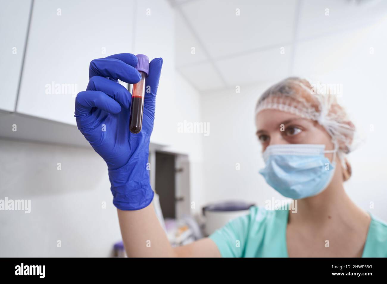 Professional doctor doing medical research in medical laboratory Stock ...