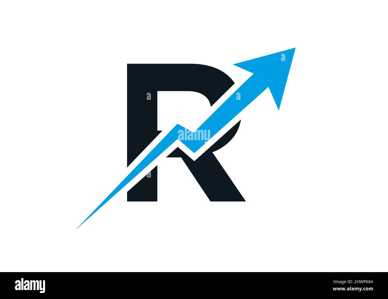 Finance Logo with R Letter Concept. Marketing And Financial Business ...
