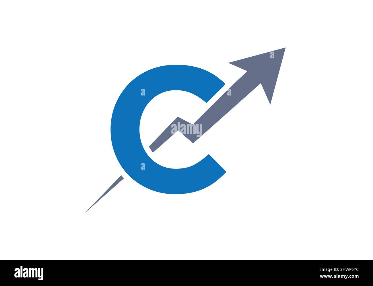 Finance Logo with C Letter Concept. Marketing And Financial Business ...