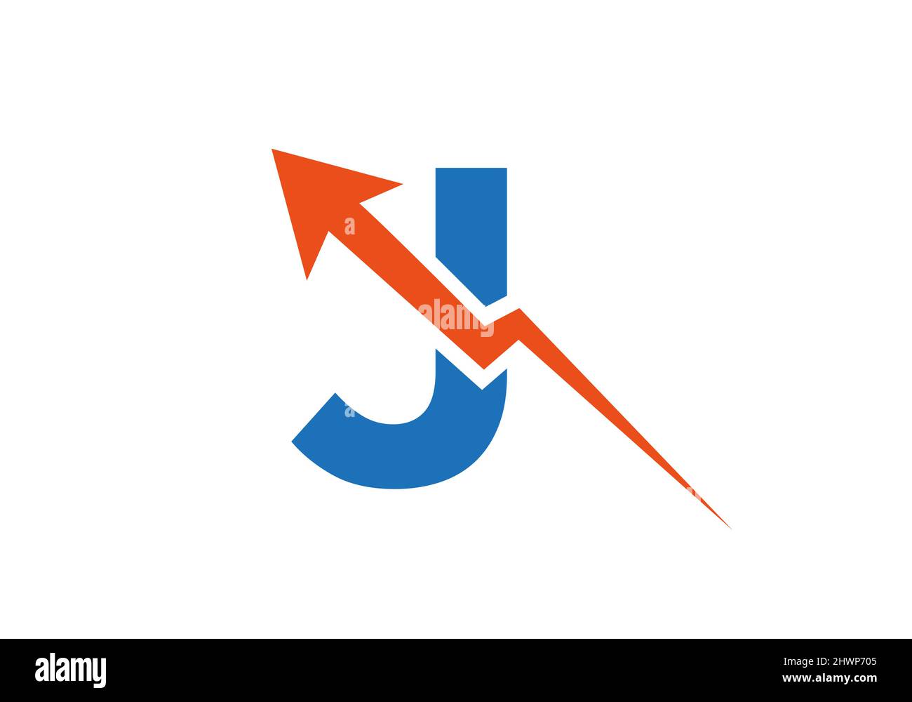 Finance Logo with J Letter Concept. Marketing And Financial Business ...