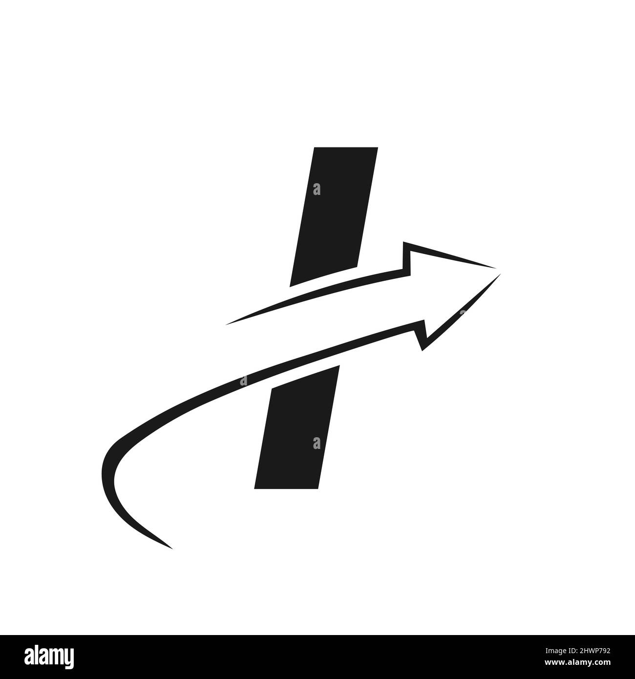 Finance Logo with I Letter Concept. Marketing And Financial Business ...