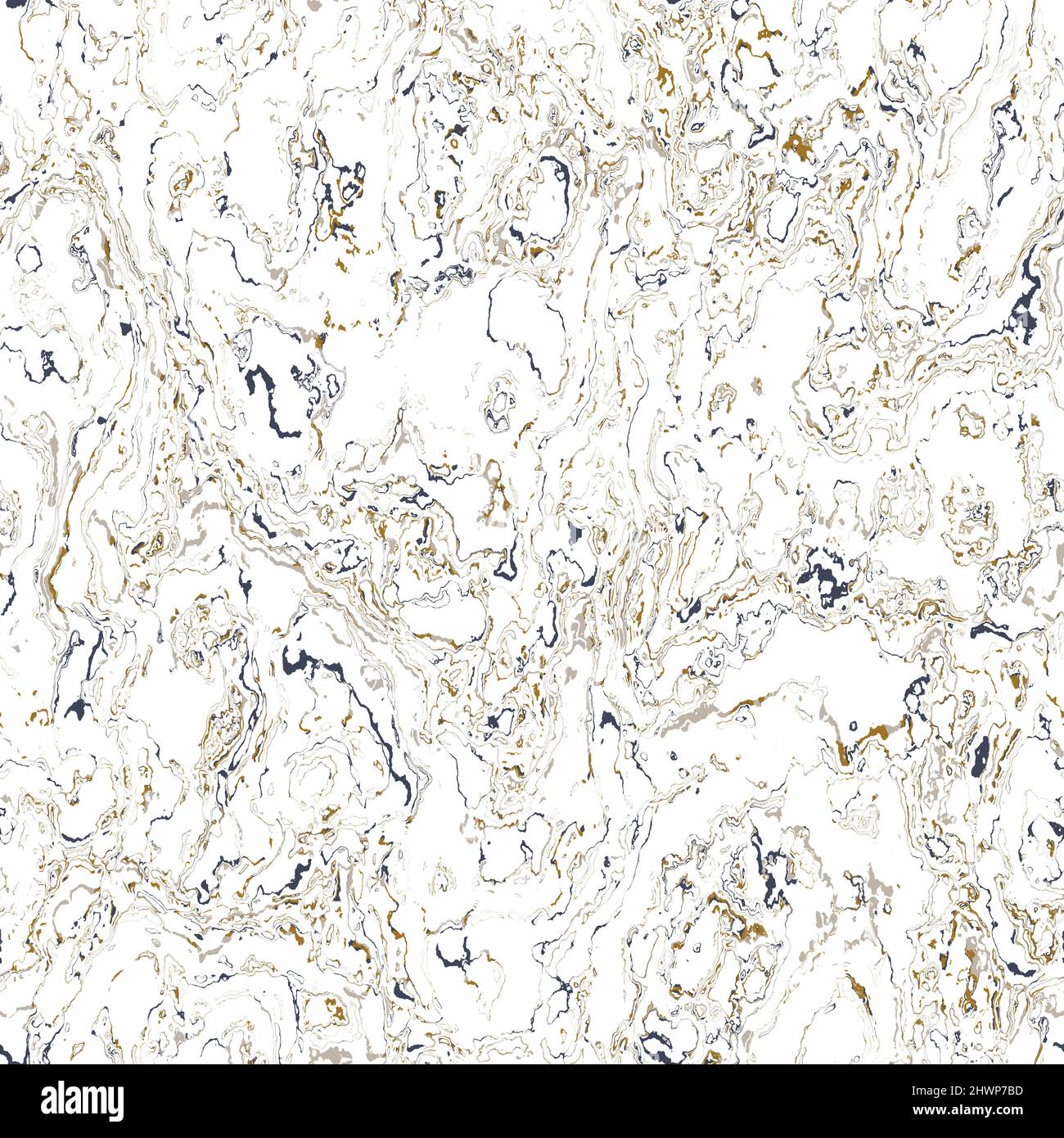 White tonal marbled seamless texture. Irregular pale ink blotch paint ...