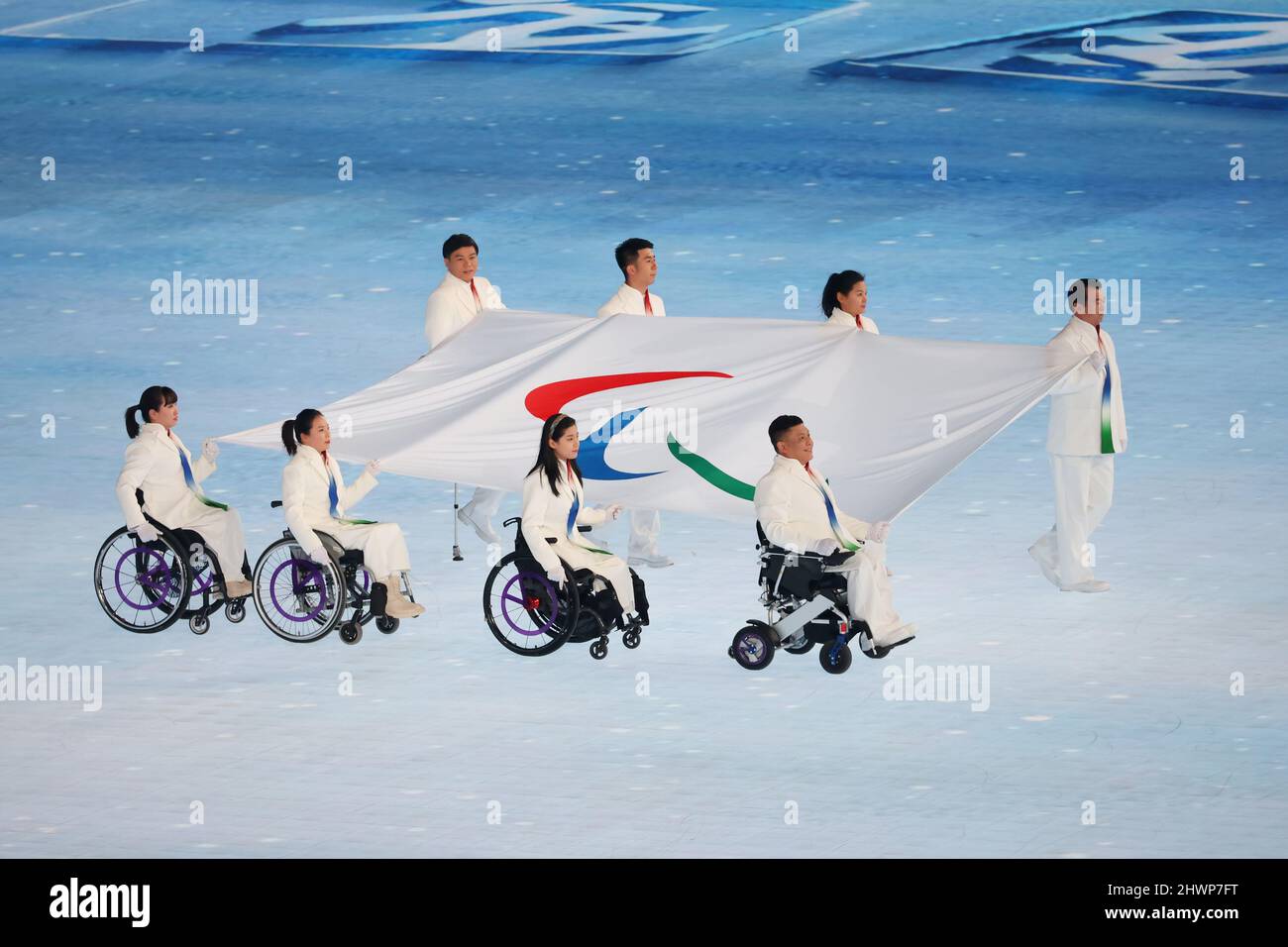 Paralympic Logo Flag, MARCH 4, 2022 : Beijing 2022 Paralympic Winter ...