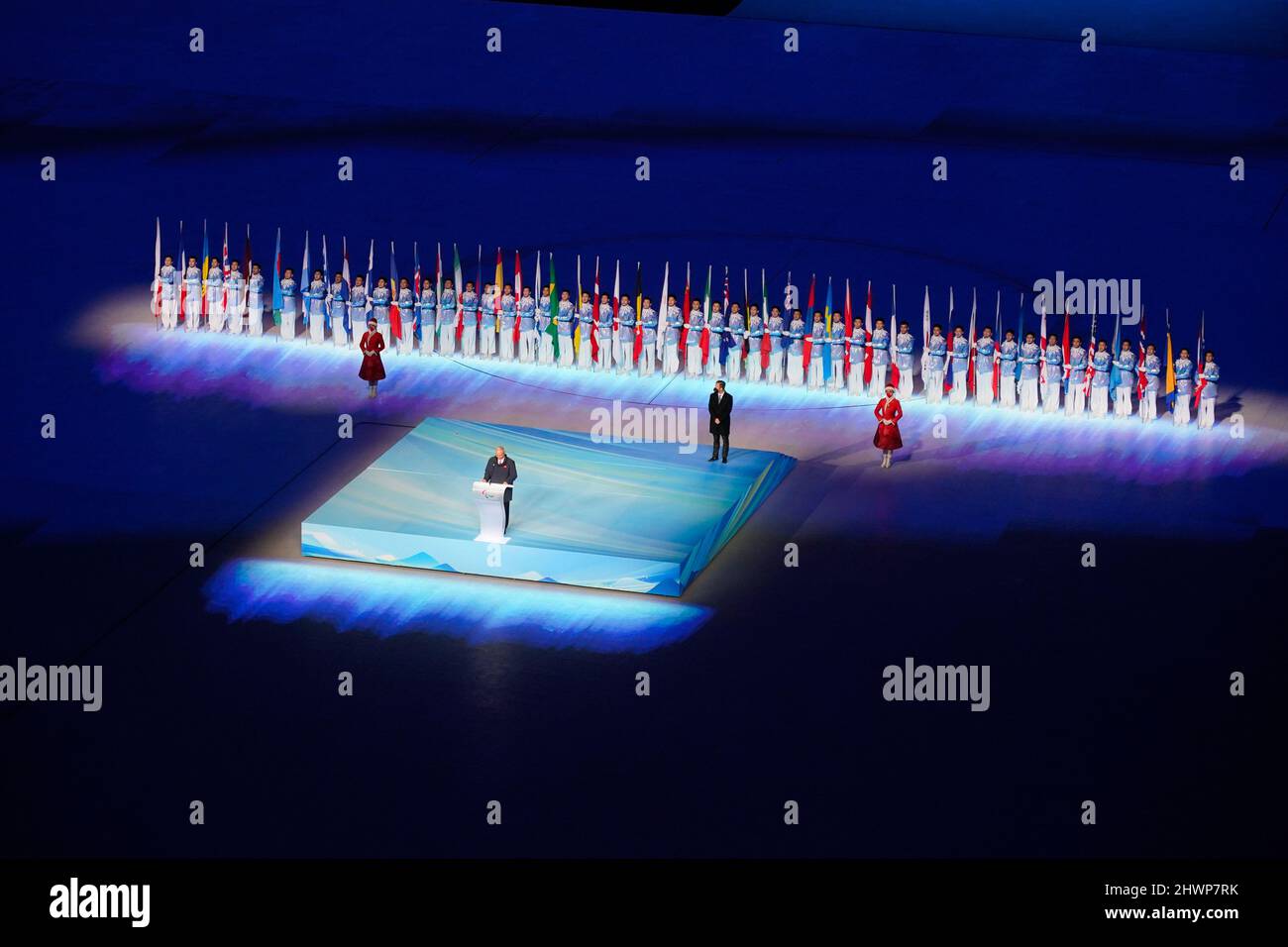 President of BOCOG Cai Qi, MARCH 4, 2022 : the Beijing 2022 Paralympic ...