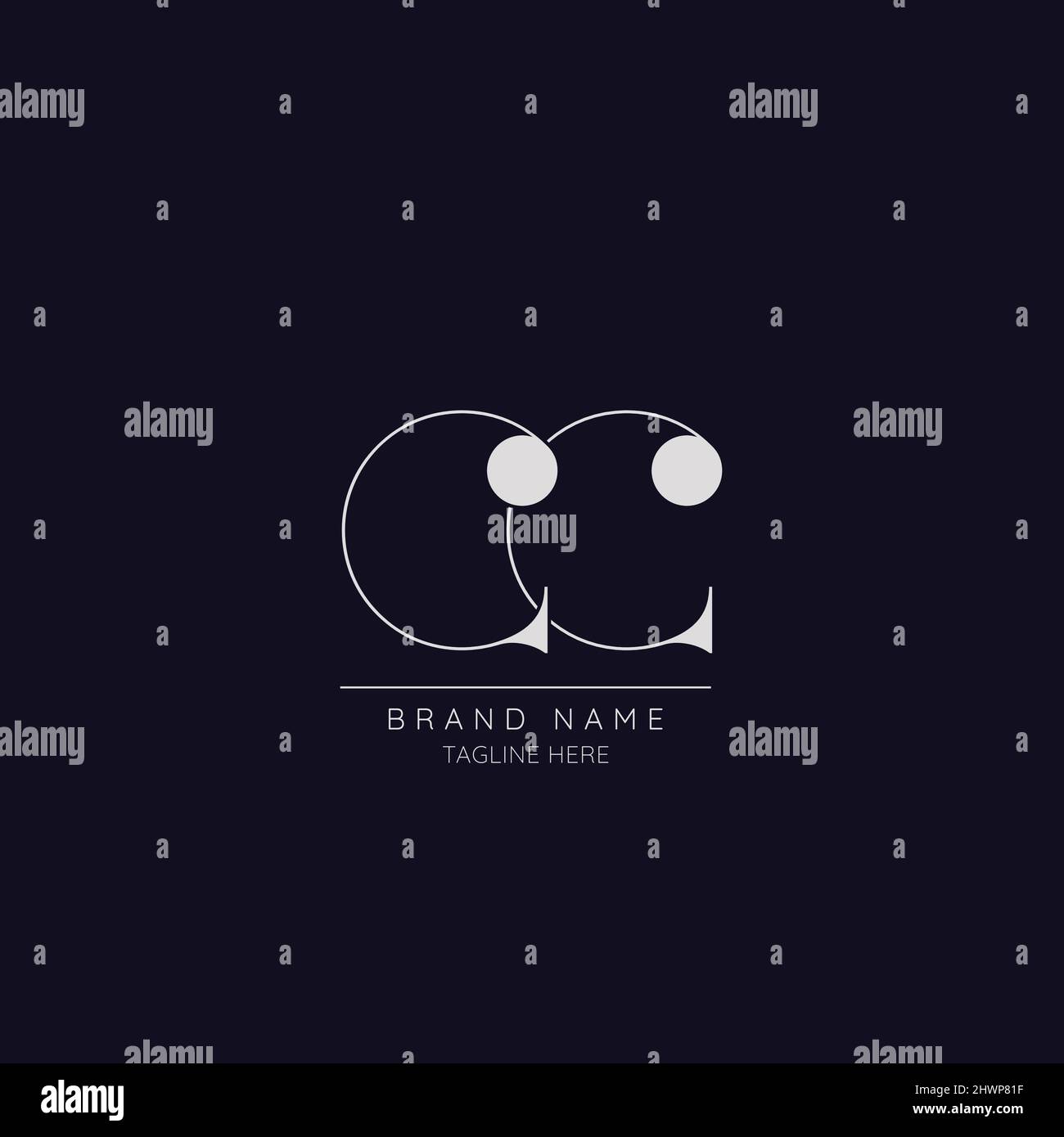 Letter cc Stock Vector Images - Alamy