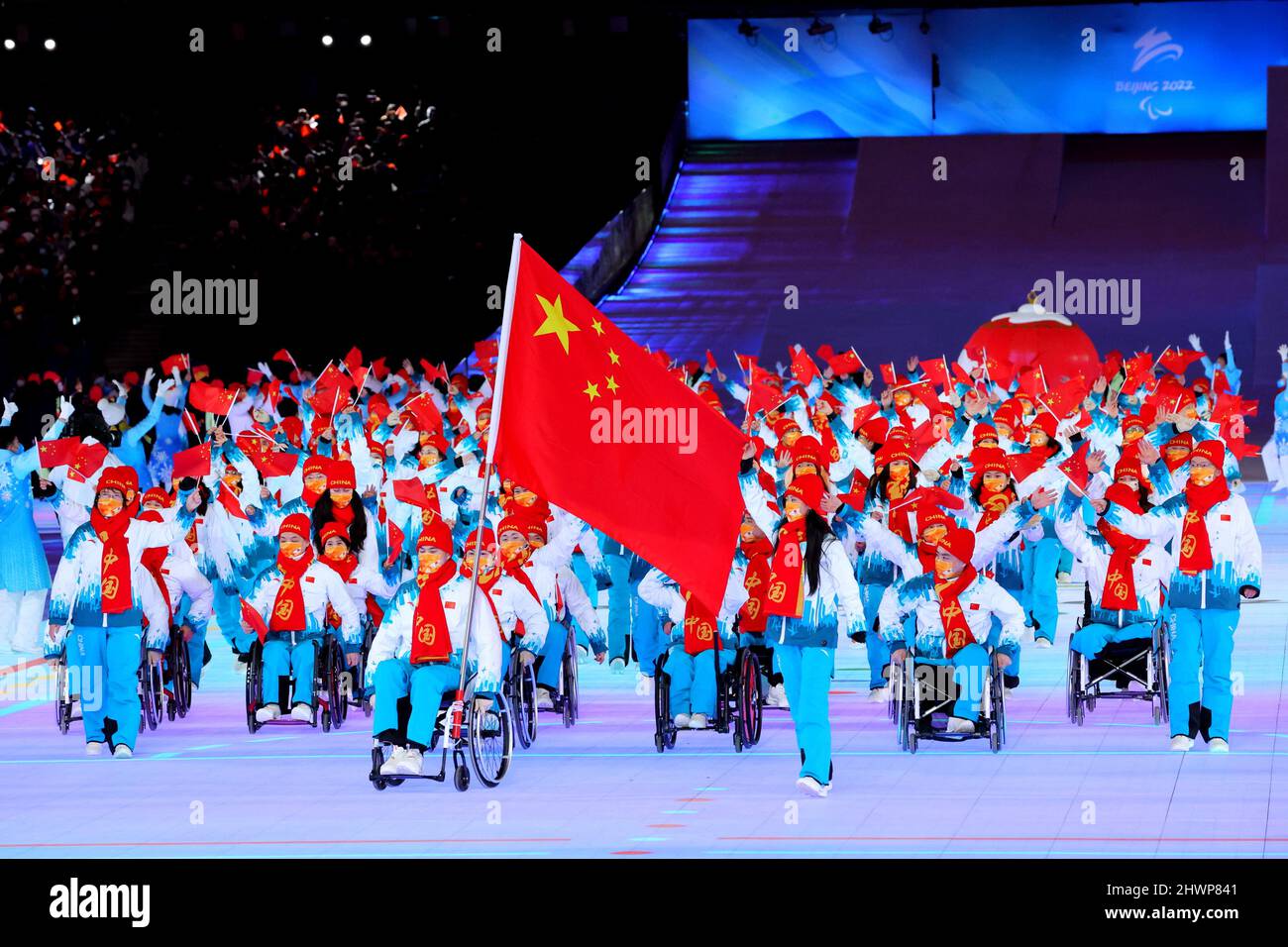 China Delegation (CHN), MARCH 4, 2022 : Beijing 2022 Paralympic Winter ...
