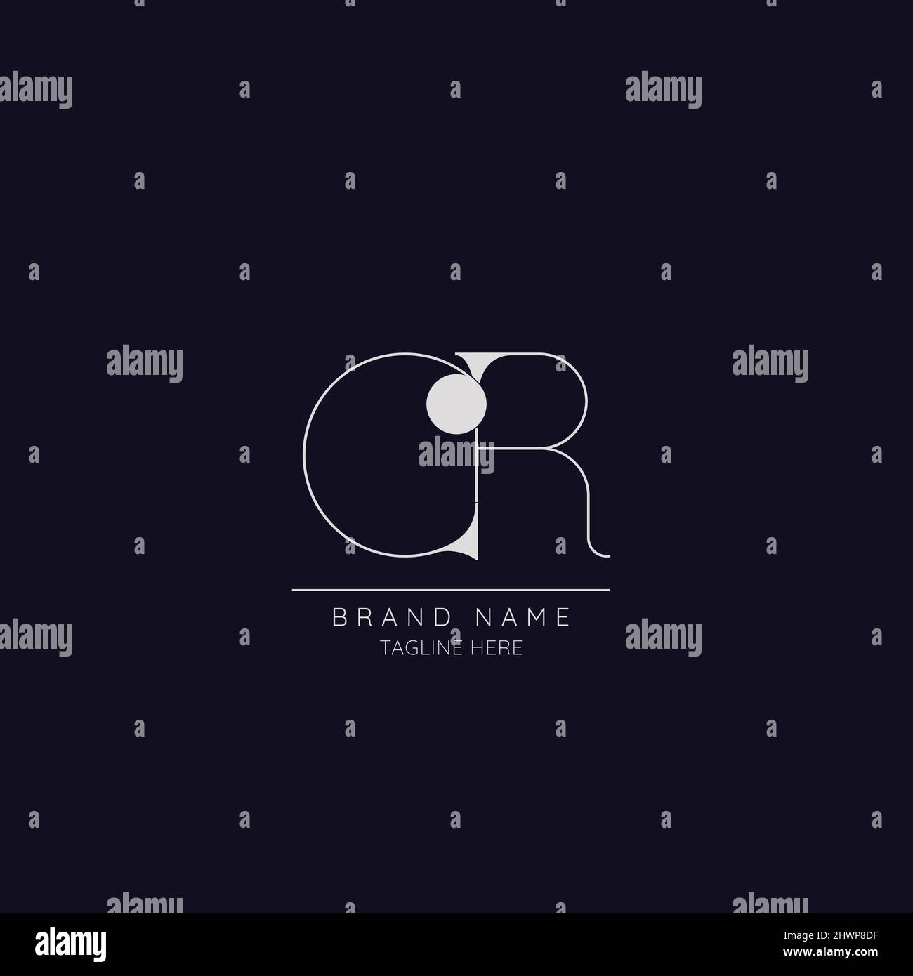 Letter cr Stock Vector Images - Alamy