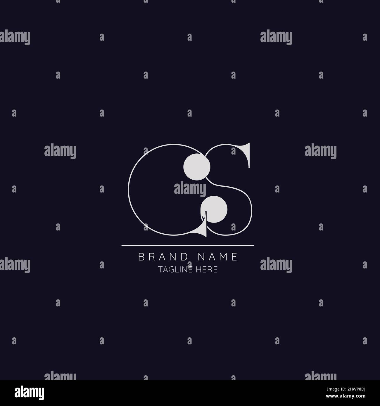 Letter cs logo hi-res stock photography and images - Alamy