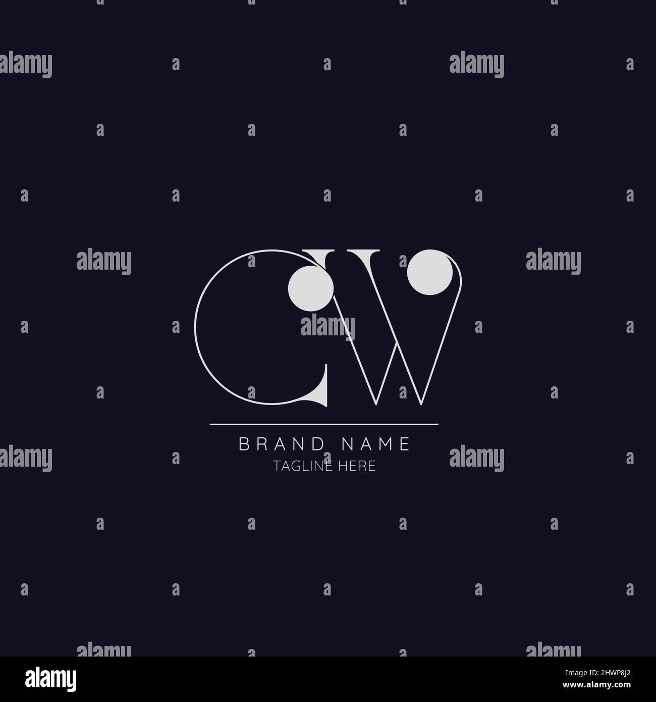 Letter cw hi-res stock photography and images - Alamy