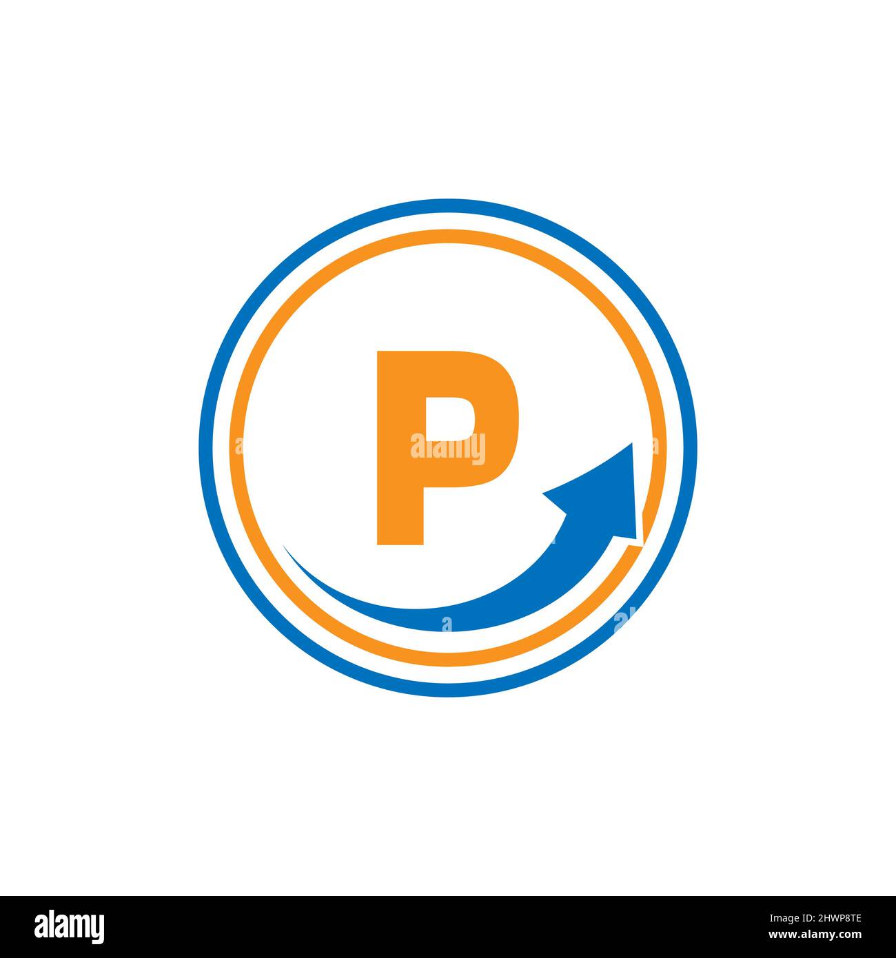 Finance logo with P letter concept. Marketing And Financial Business ...