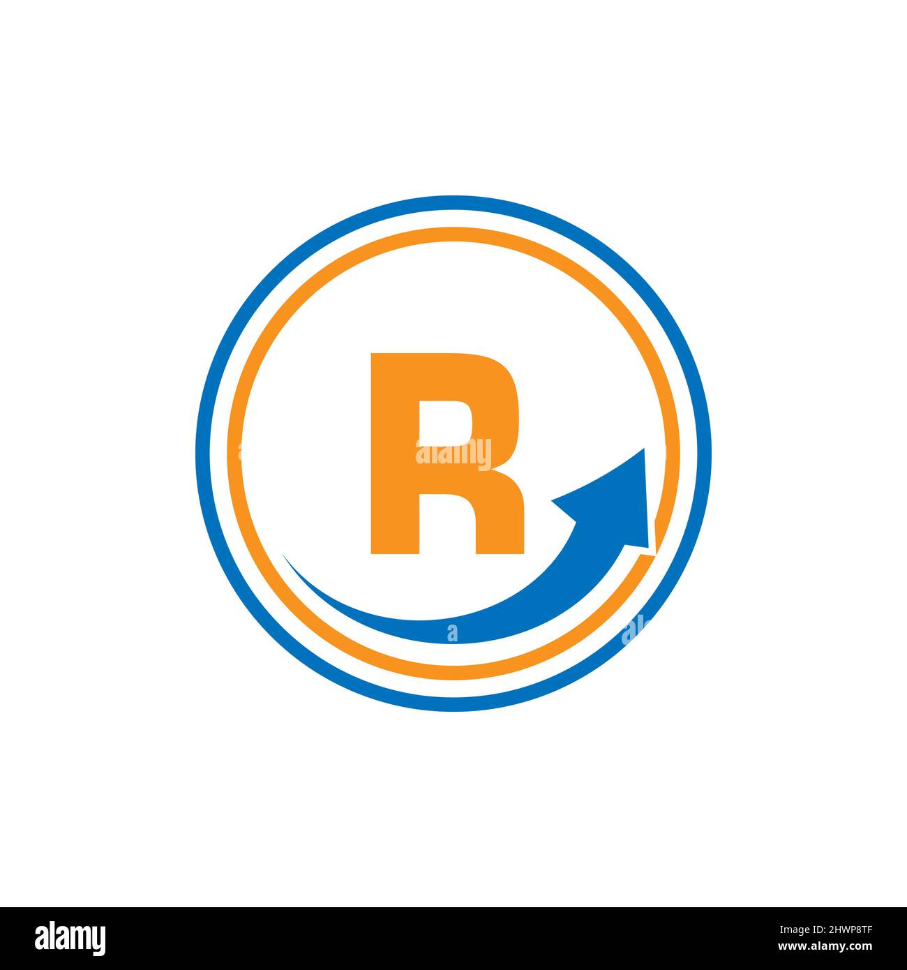 Finance logo with R letter concept. Marketing And Financial Business ...