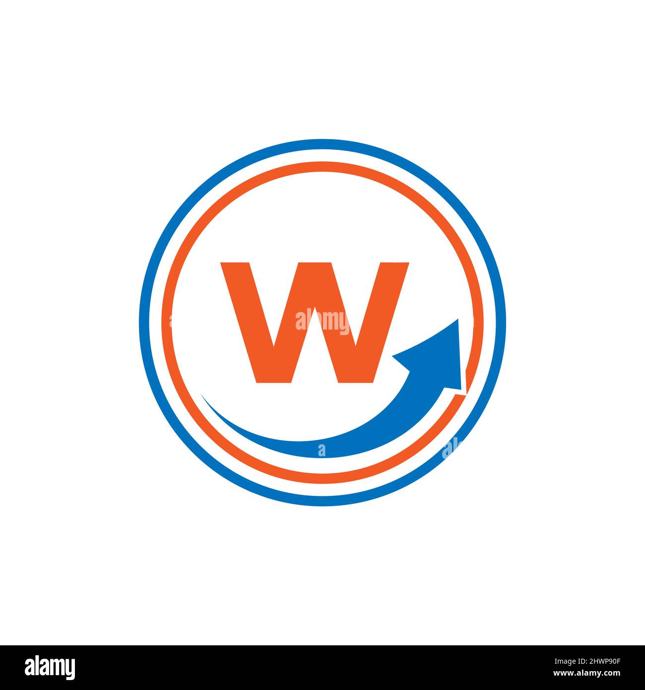 Finance logo with W letter concept. Marketing And Financial Business ...